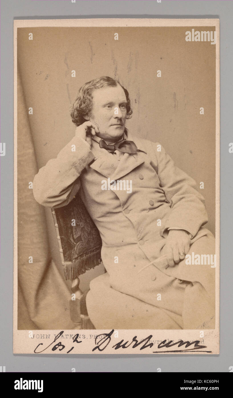 Joseph Durham, 1860s, Albumen silver print, Approx. 10.2 x 6.3 cm (4 x ...