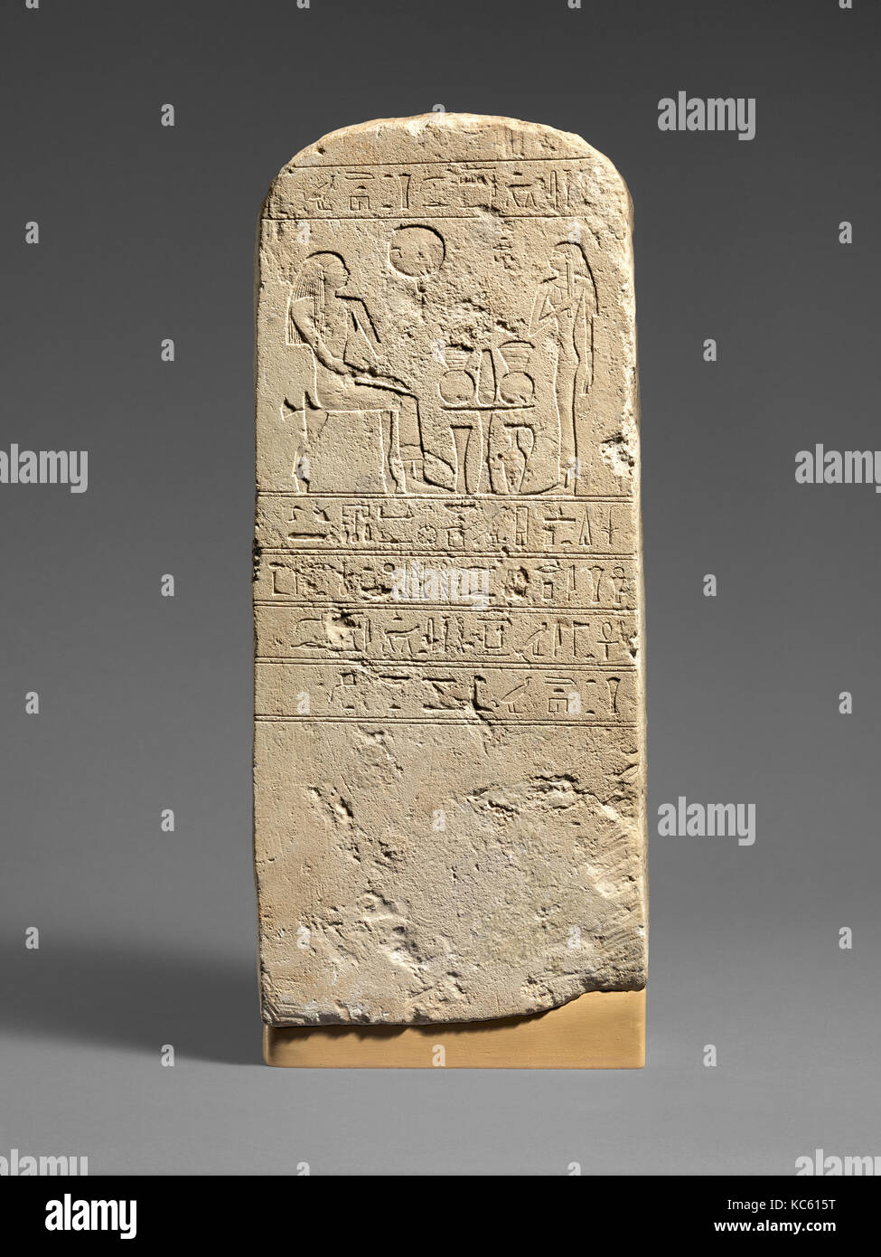 Stela of the Singer in the Interior of Amun, Djedbastetemtehou, from ...