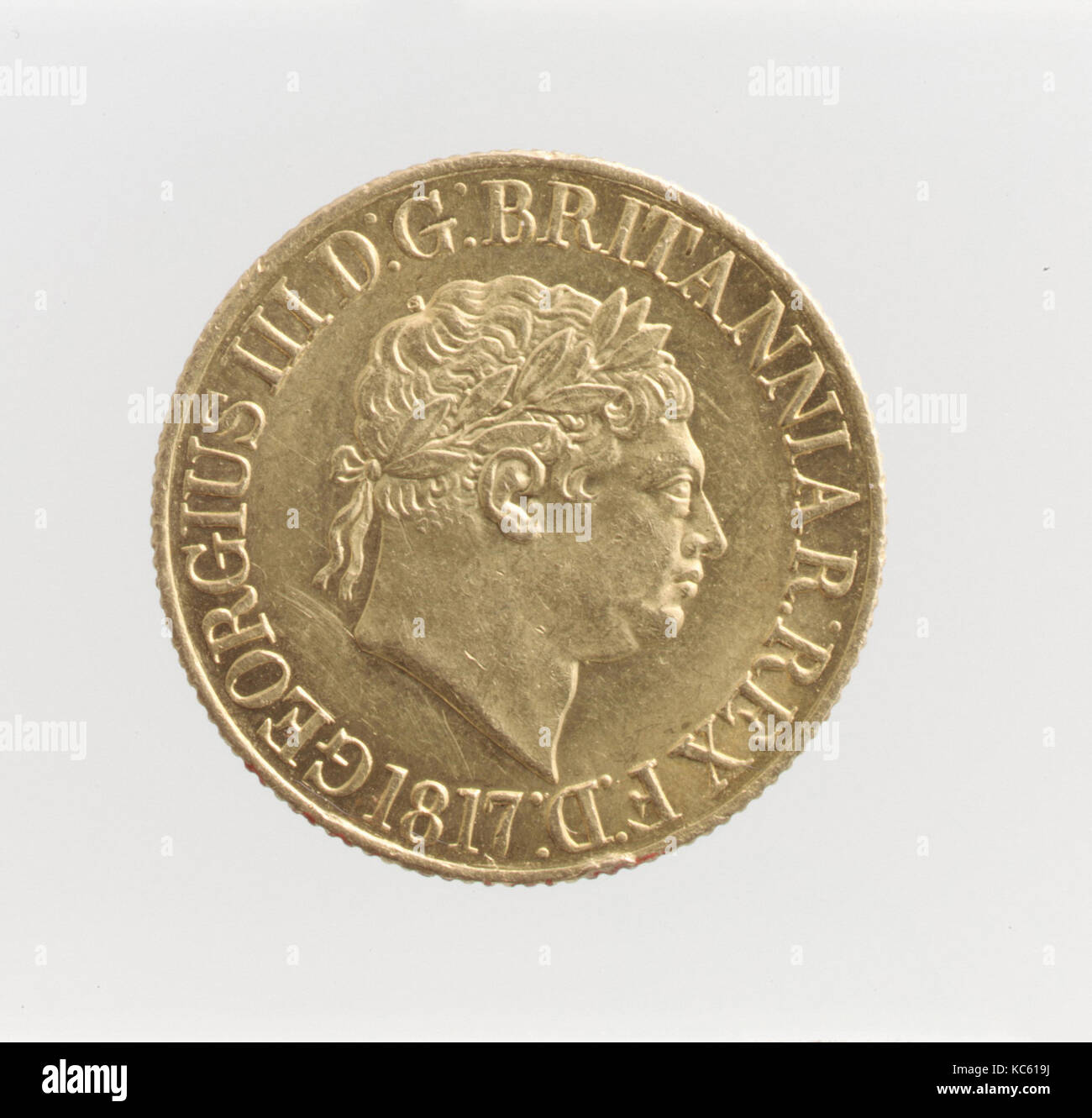 George III sovereign, Benedetto Pistrucci (Italian, 1783–1855, active ...