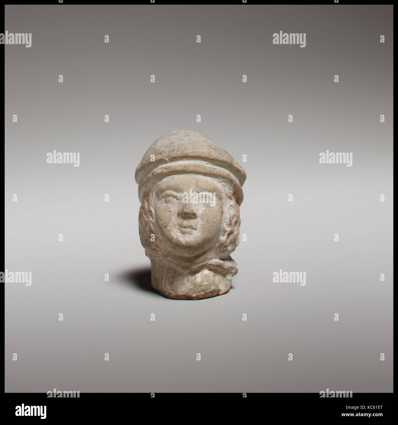 Head of a boy, Early Hellenistic, 3rd century B.C., Cypriot, Terracotta ...