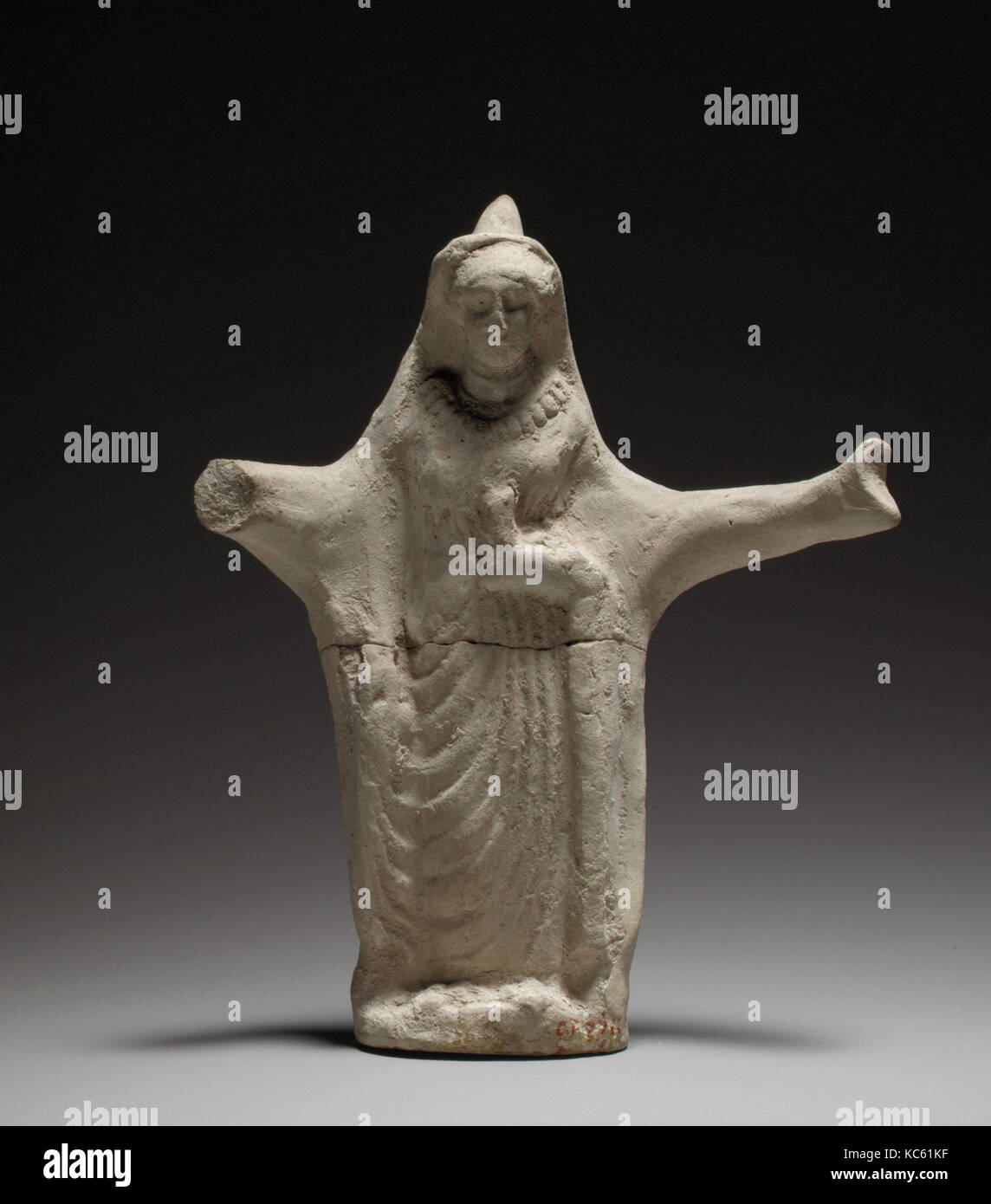 Terracotta statuette of a woman from a ring dance, 5th century B.C ...