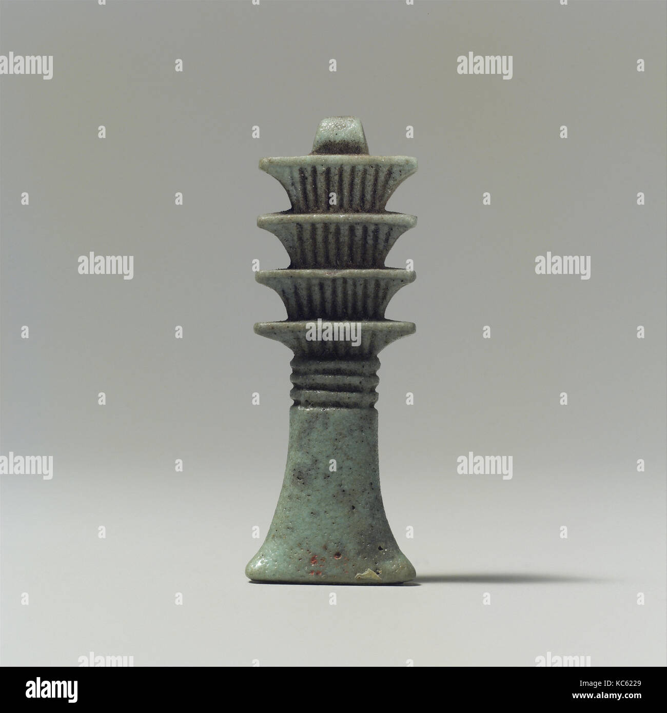 Djed pillar Amulet, Late Period–Ptolemaic Period, Dynasty 26–29, 664–30 ...