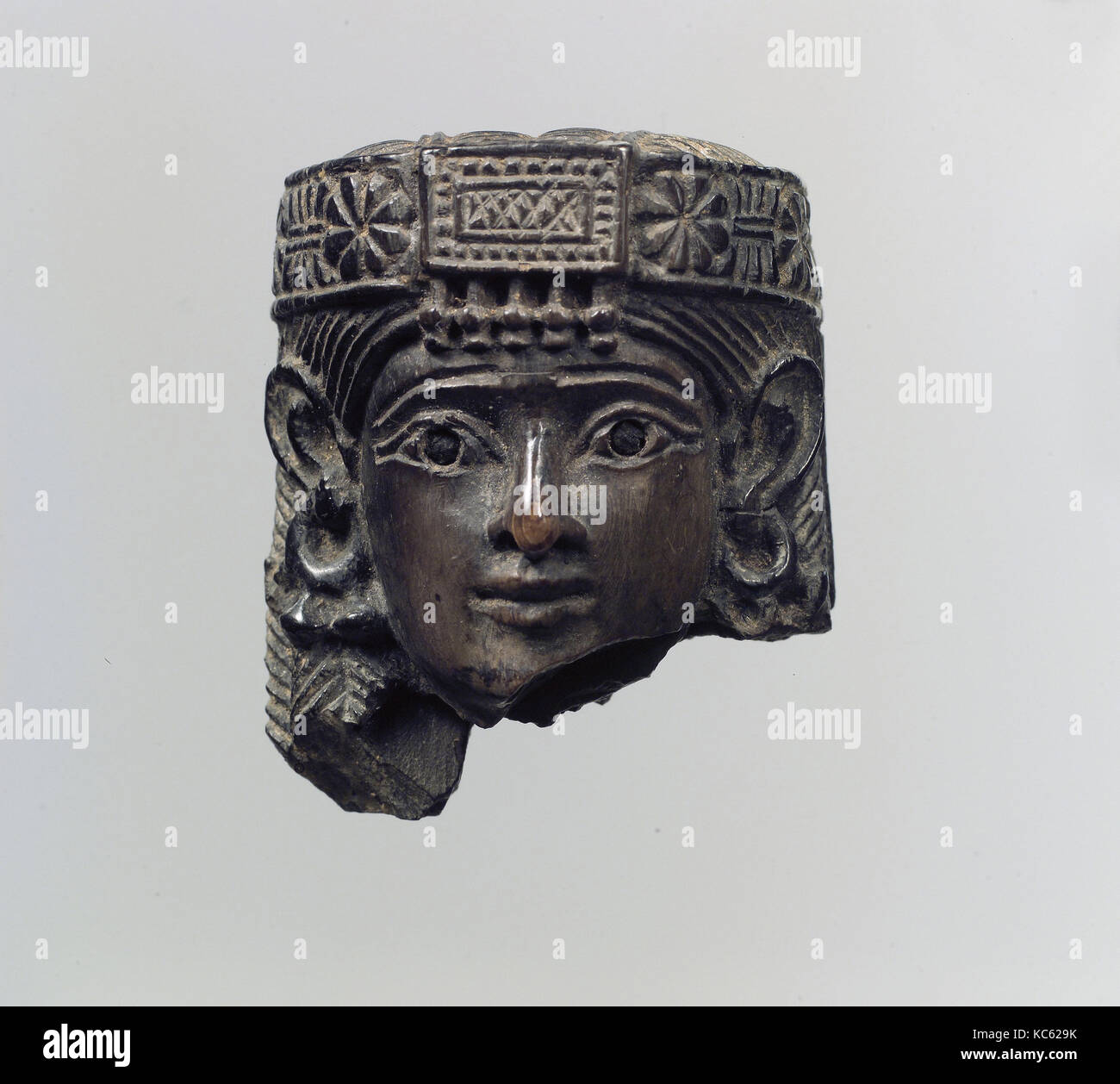 Head of a female figure, Neo-Assyrian, ca. 8th century B.C ...