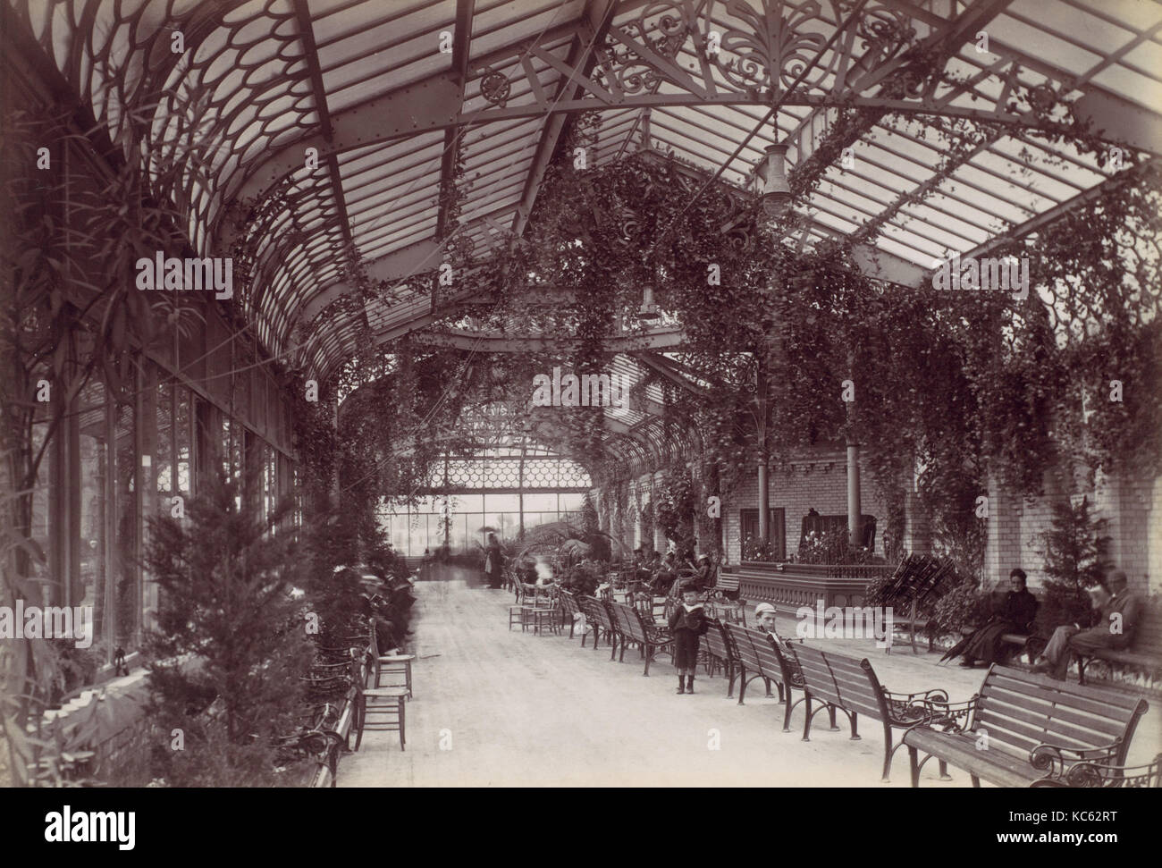 Ilfracombe, The Victorian Promenade, Francis Bedford, 1870s Stock Photo ...
