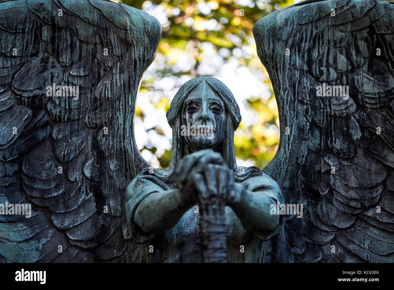Angel of death victorious hi-res stock photography and images - Alamy