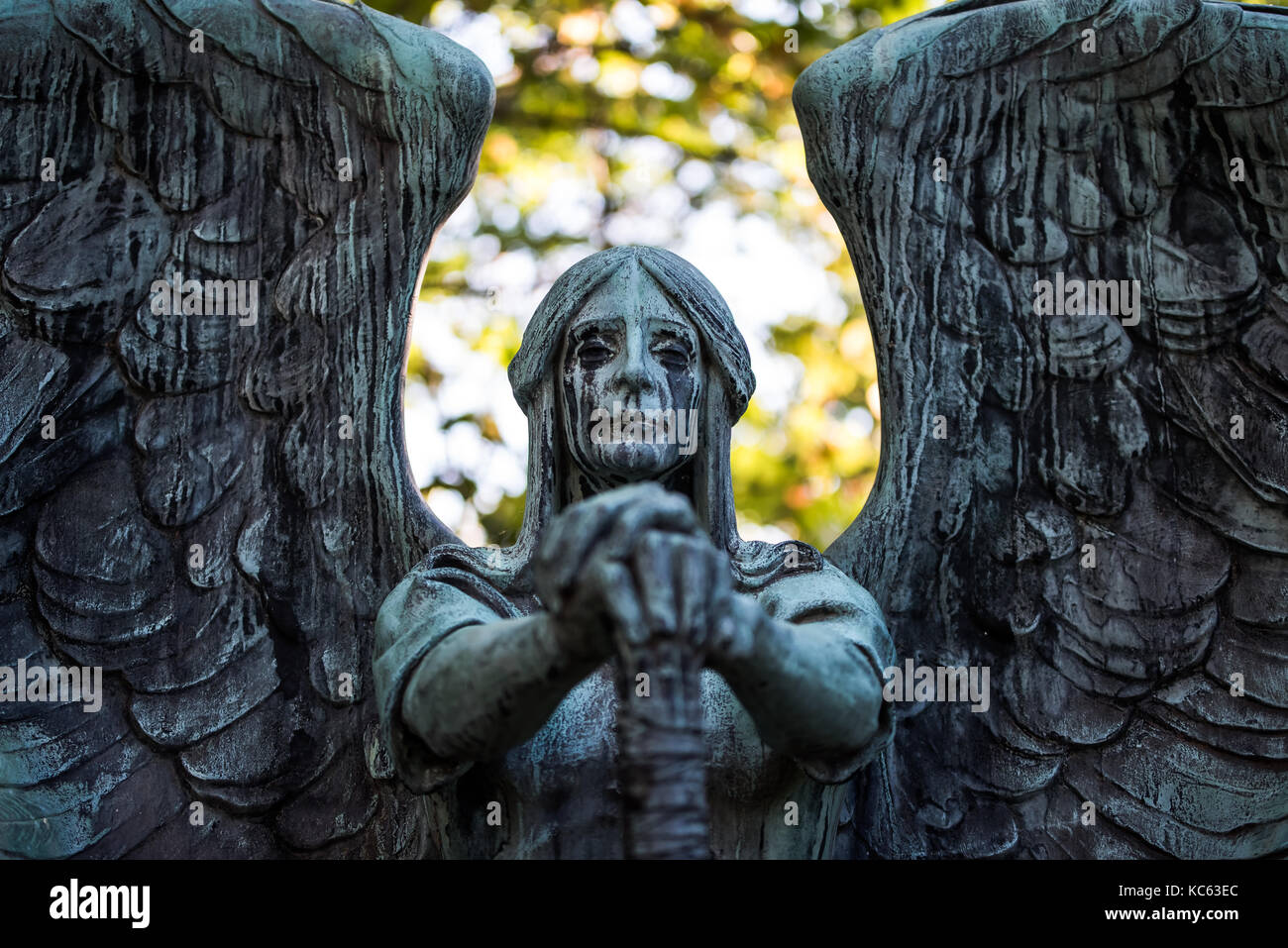 Angel of death victorious hi-res stock photography and images - Alamy