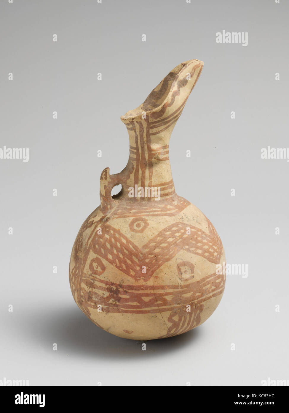 Terracotta juglet, Middle Cypriot, ca. 1900–1600 B.C., Cypriot ...