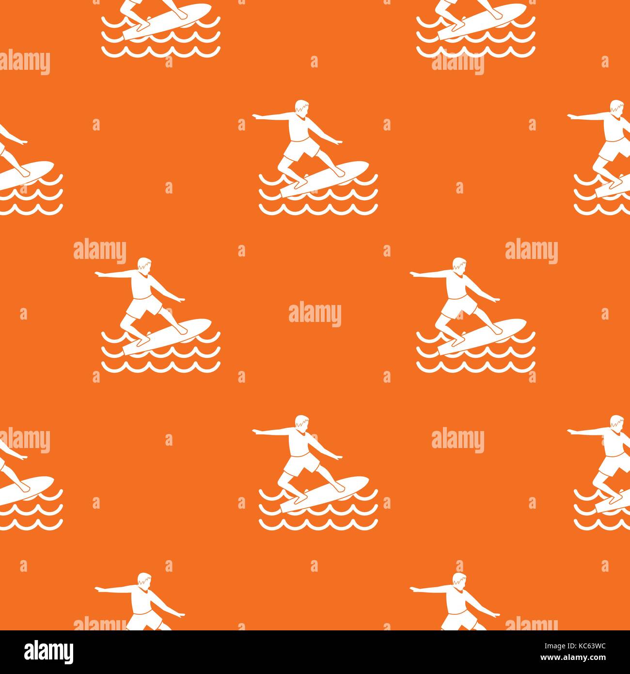 Surfer pattern seamless Stock Vector Image & Art - Alamy