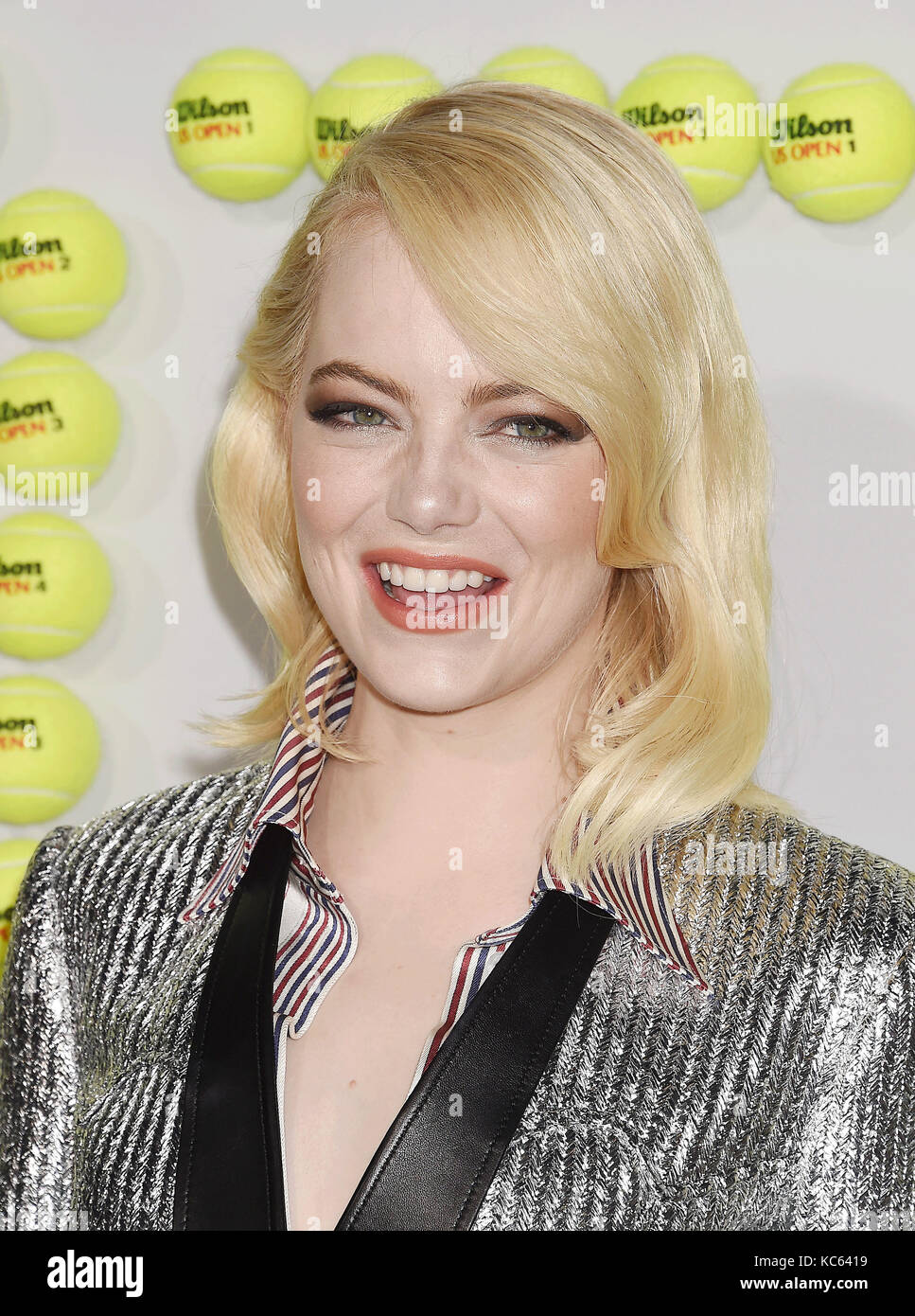 ELLA STONE US film actress in September 2017. Photo: Jeffrey Mayer ...