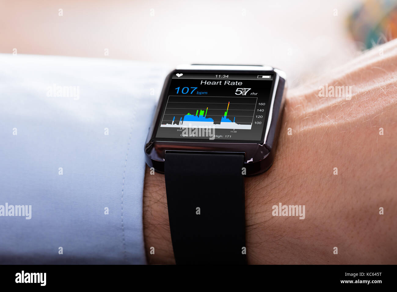 Heart rate device hi-res stock photography and images - Alamy