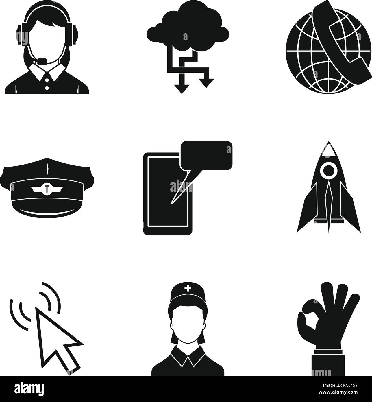 Customer connectivity Stock Vector Images - Alamy