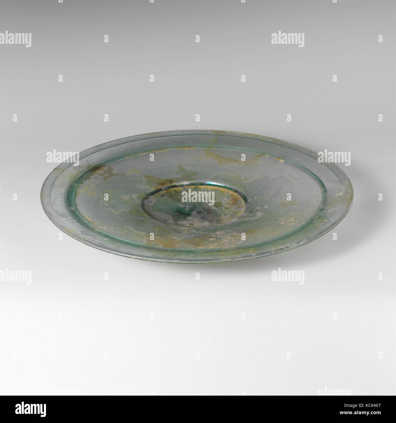 Glass plate, Late Imperial, 4th century A.D. or later, Roman, Glass ...