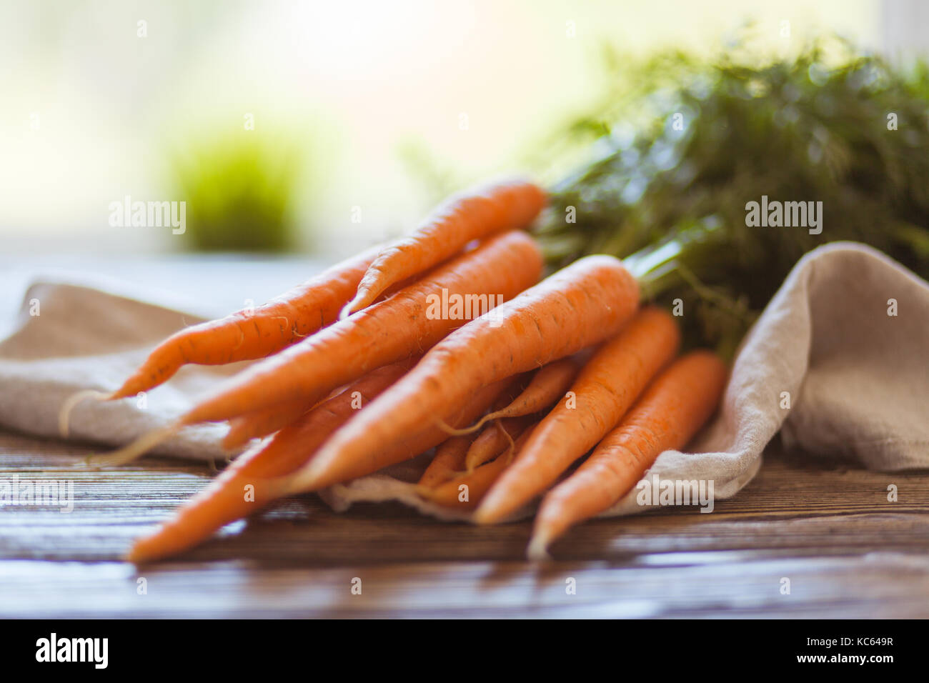 Fresh organic carrot Stock Photo - Alamy
