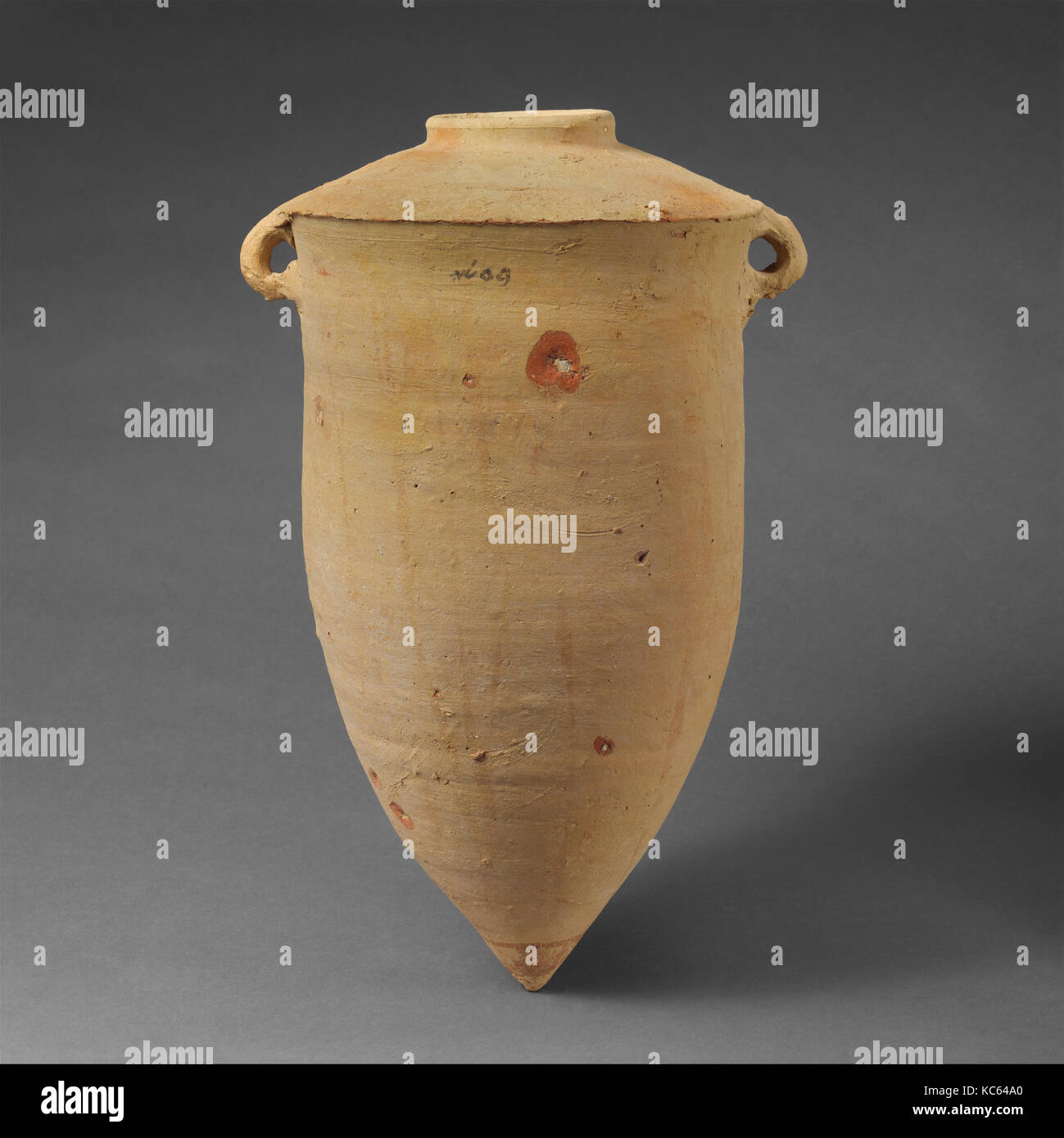 Terracotta amphora with Phoenician inscription, second half of 7th ...