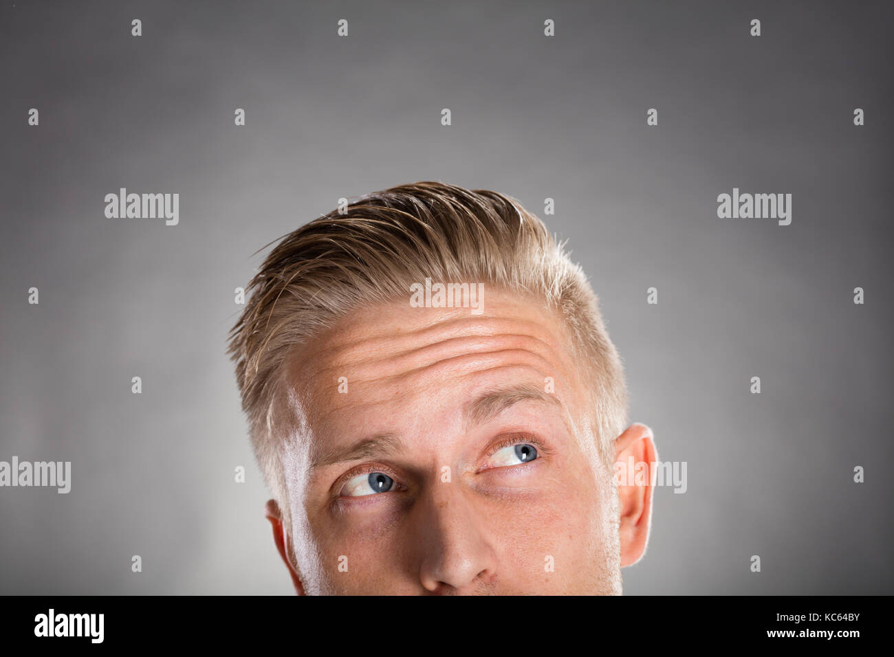 Close up man daydream hi-res stock photography and images - Alamy