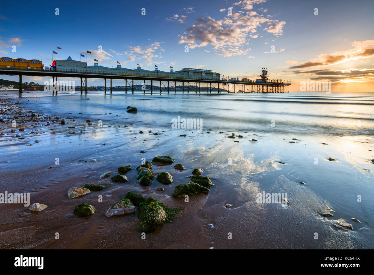 Paignton Pier on the South Coast of Devon Stock Photo - Alamy