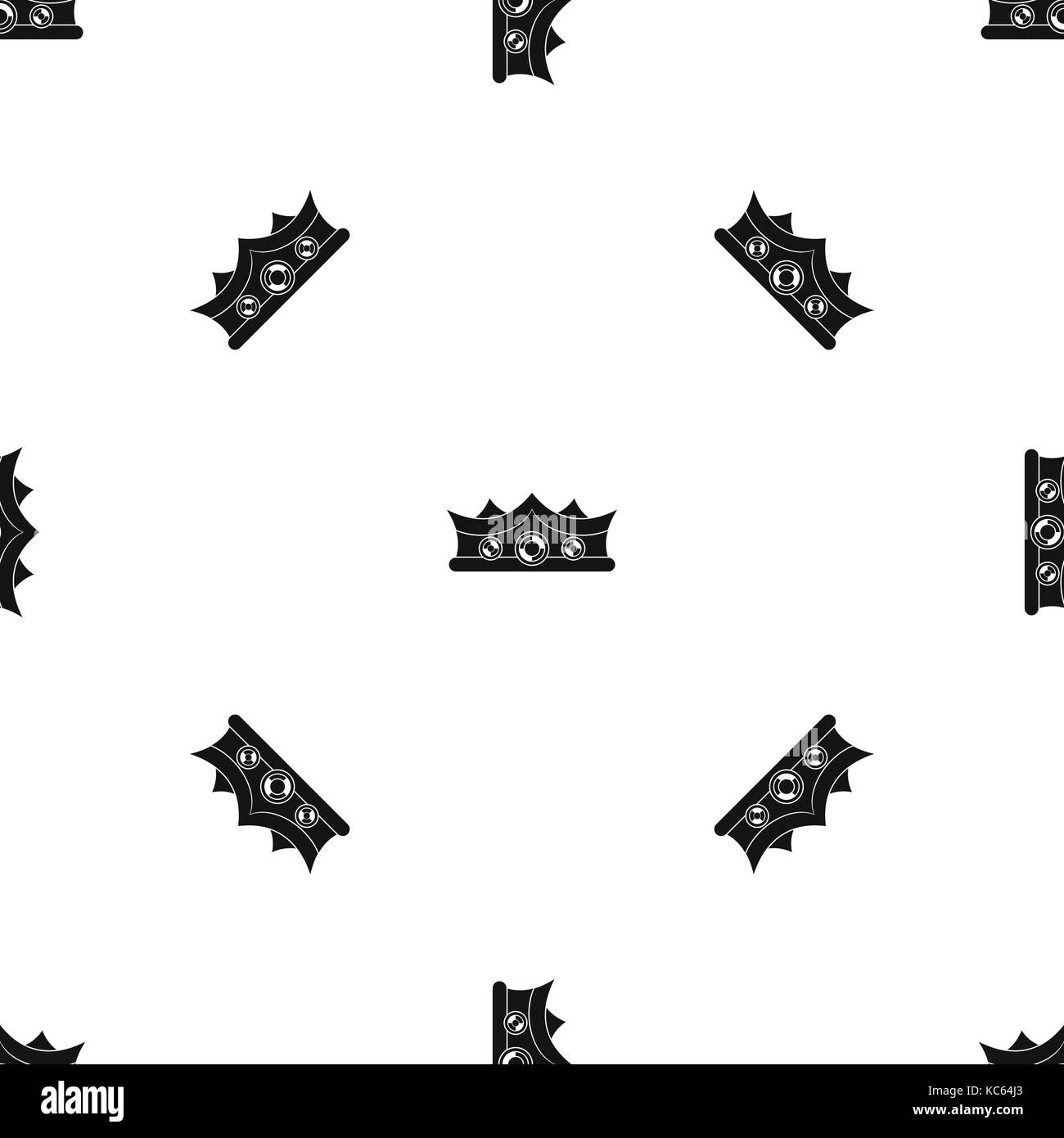 King crown pattern seamless black Stock Vector Image & Art - Alamy