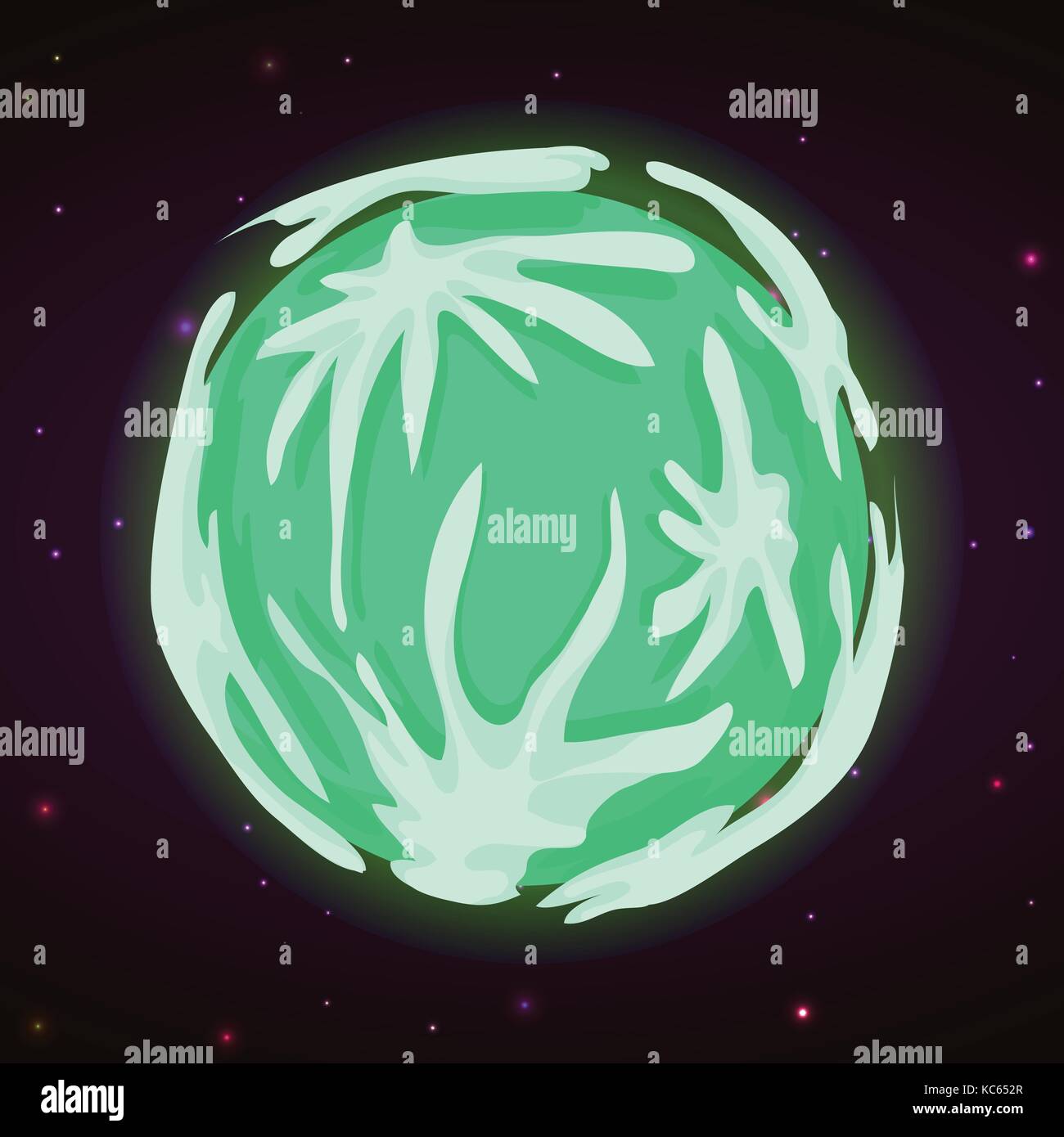 Green planet concept background, cartoon style Stock Vector Image & Art ... Green planet concept background, cartoon style Stock Vector Image & Art ...