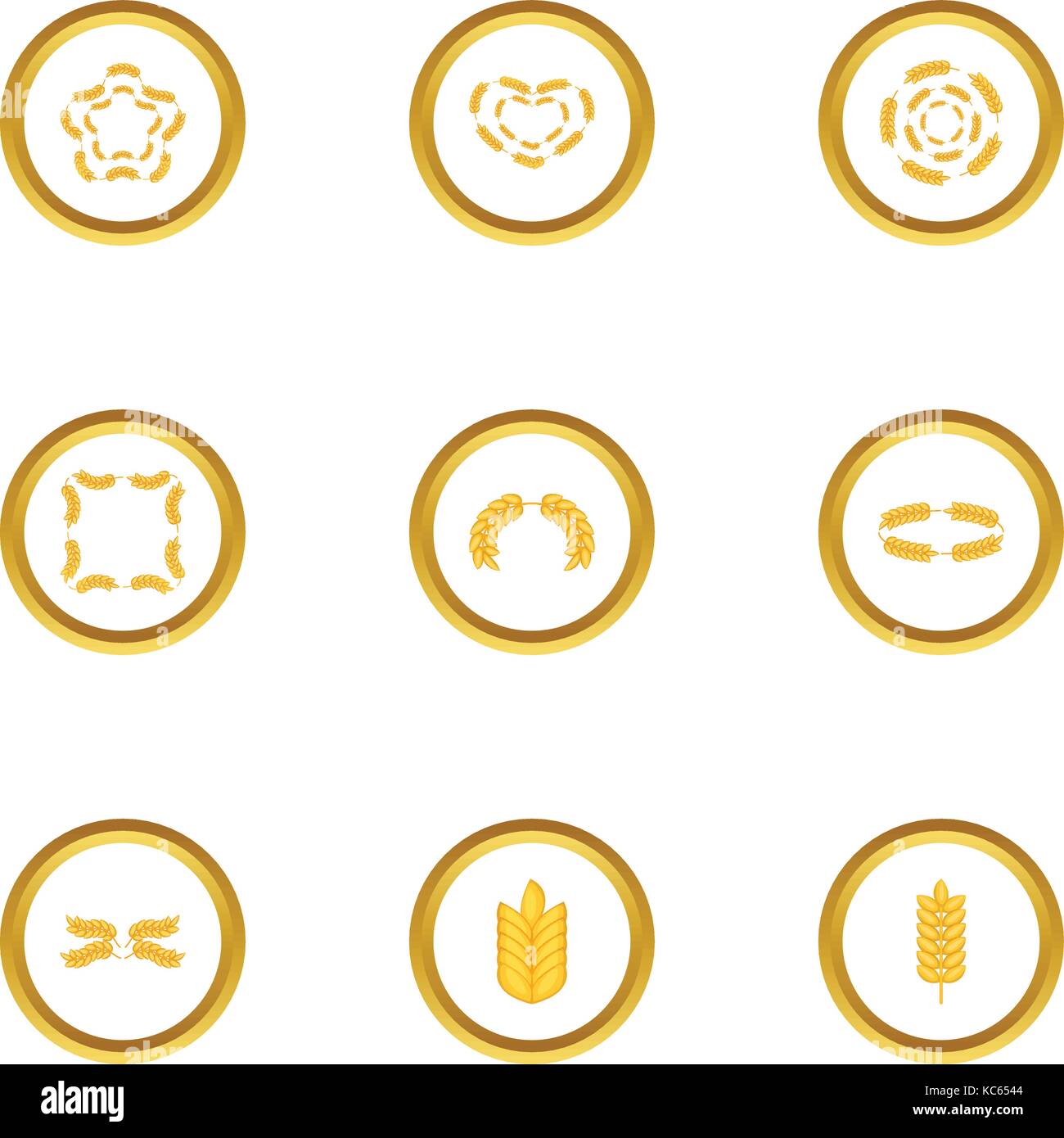 Ears form icons set, cartoon style Stock Vector Image & Art - Alamy