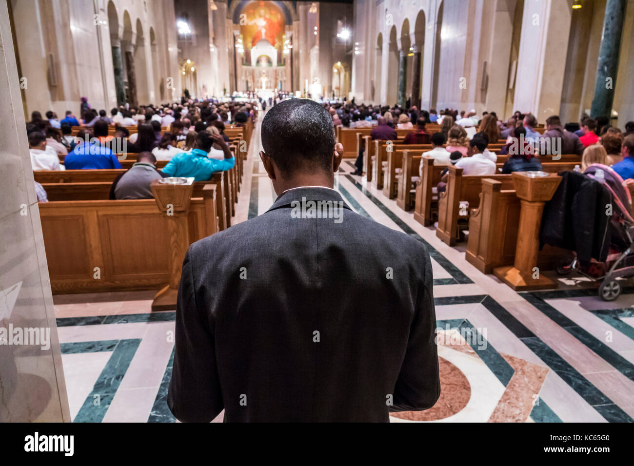 Washington DC,Basilica of the National Shrine of the Immaculate ...