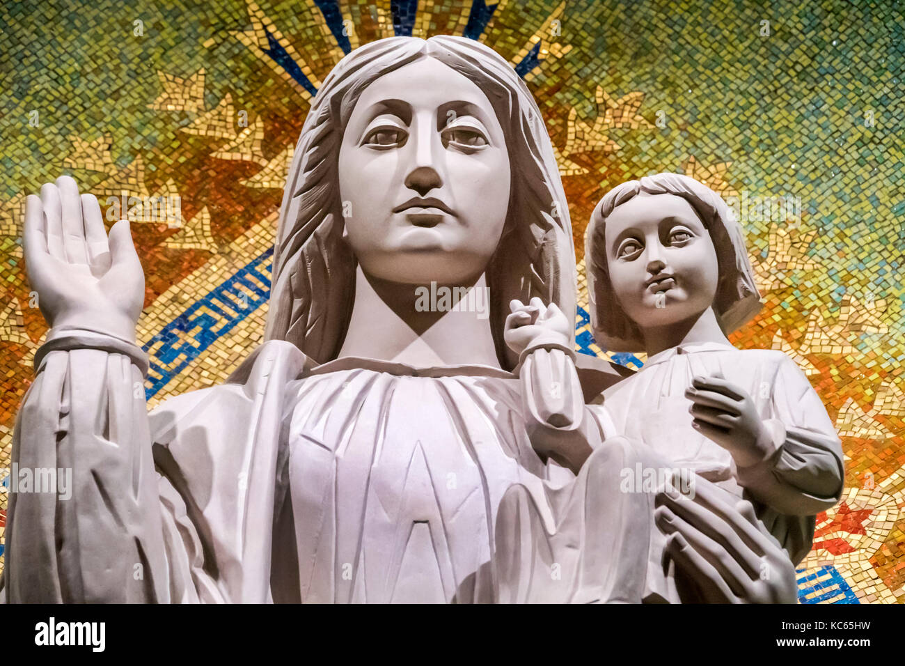 Immaculate Conception Statue High Resolution Stock Photography and ...