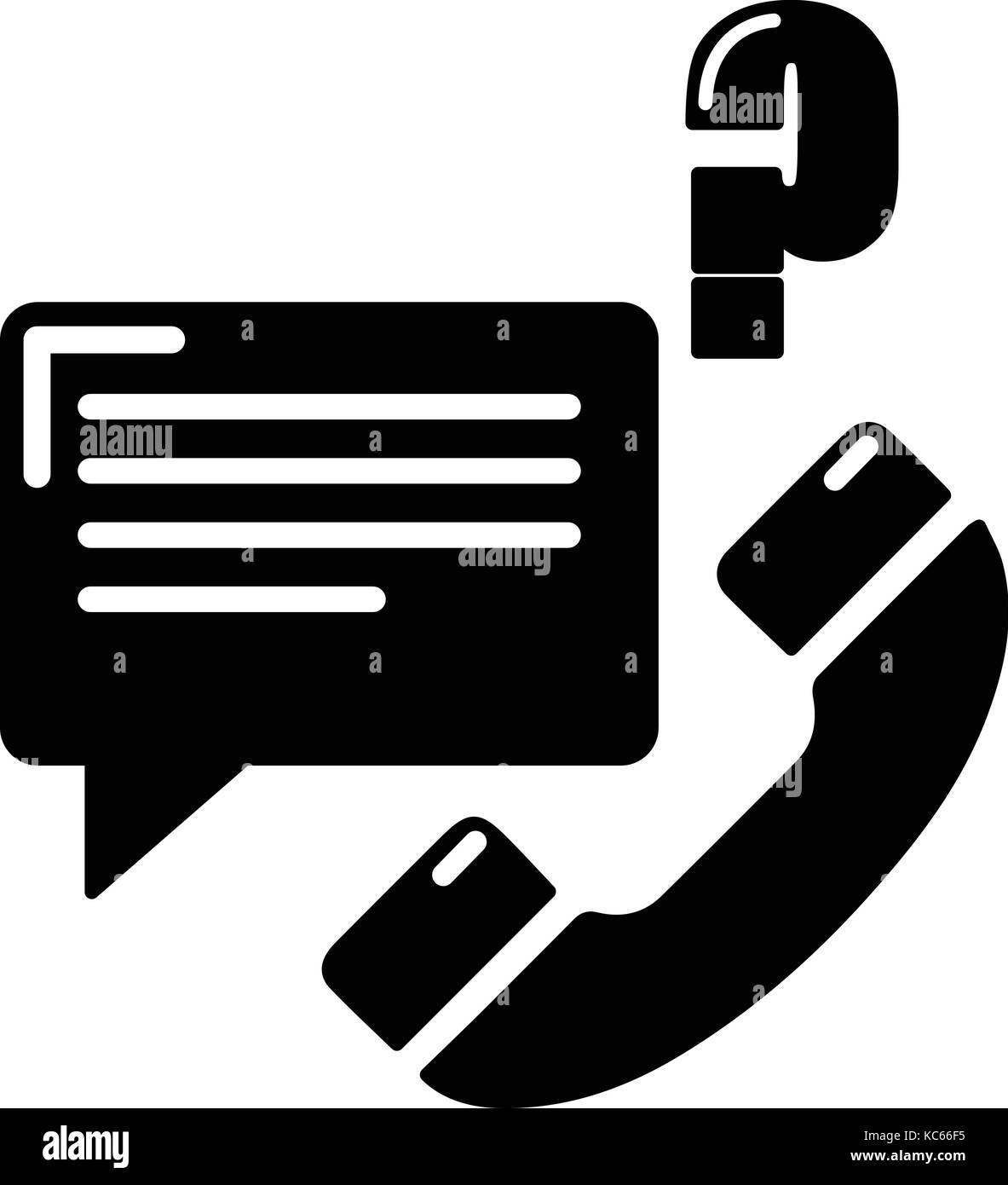 Telephone calls icon, simple black style Stock Vector Image & Art - Alamy