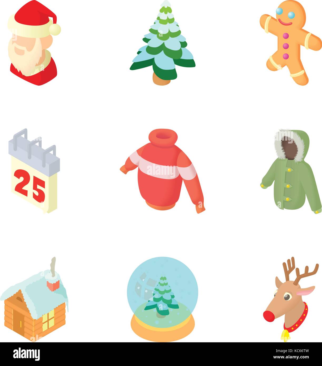 Childrens events icons set, cartoon style Stock Vector Image & Art - Alamy