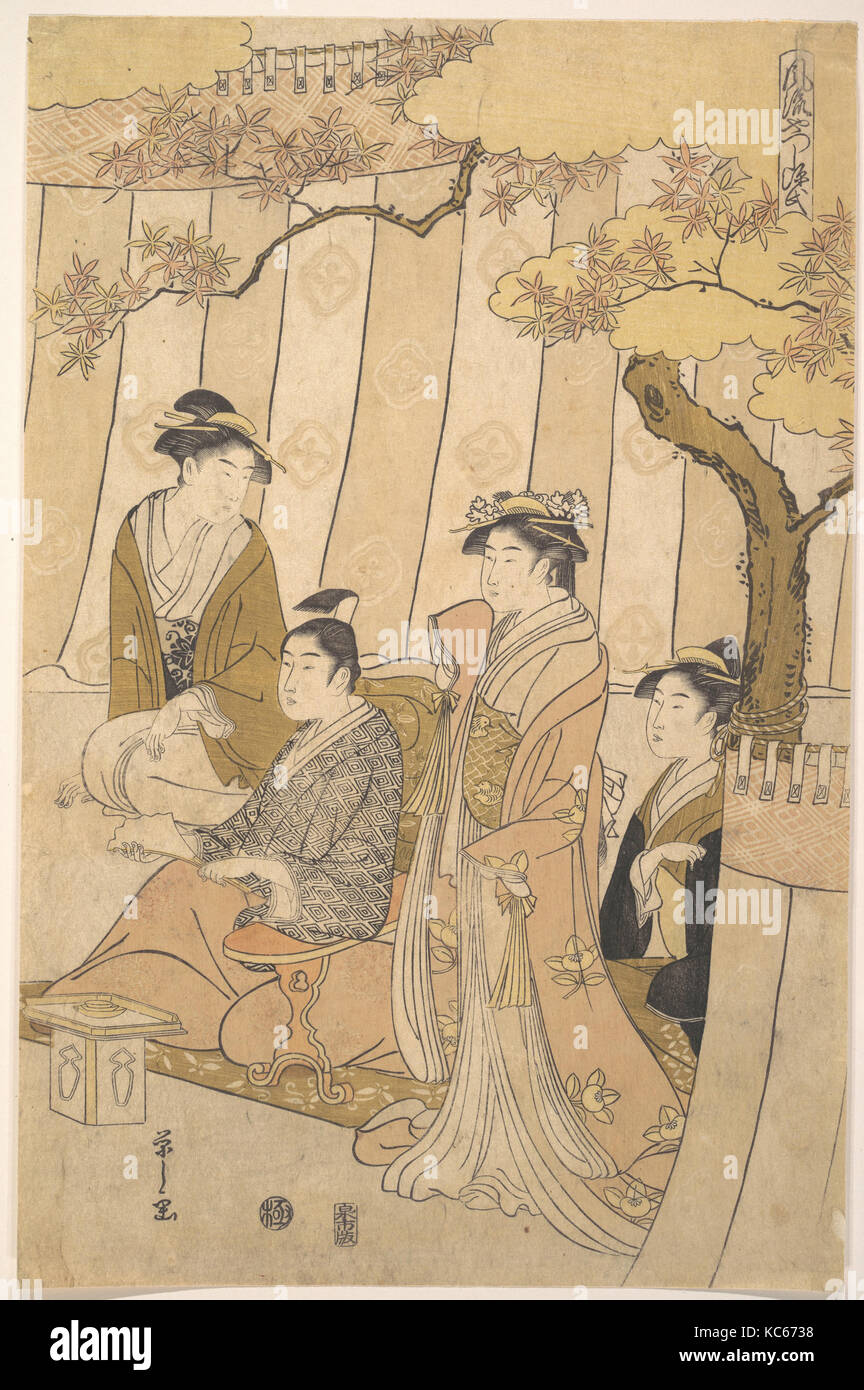 Prince genji and three young women hi-res stock photography and images ...