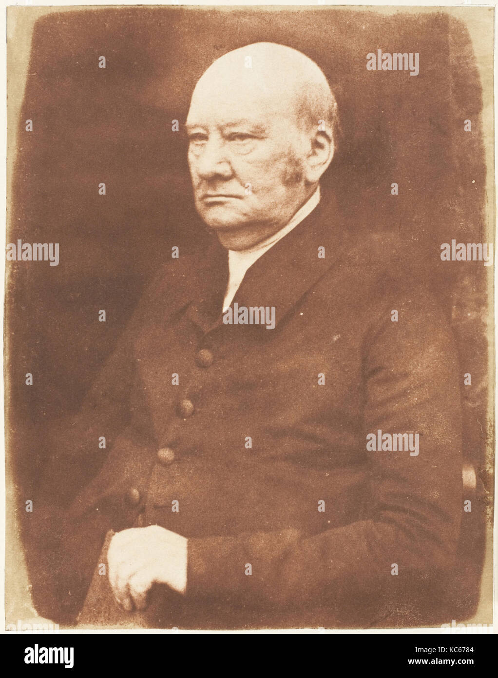 Dr. Jabez Bunting, 1843–47, Salted paper print from paper negative ...