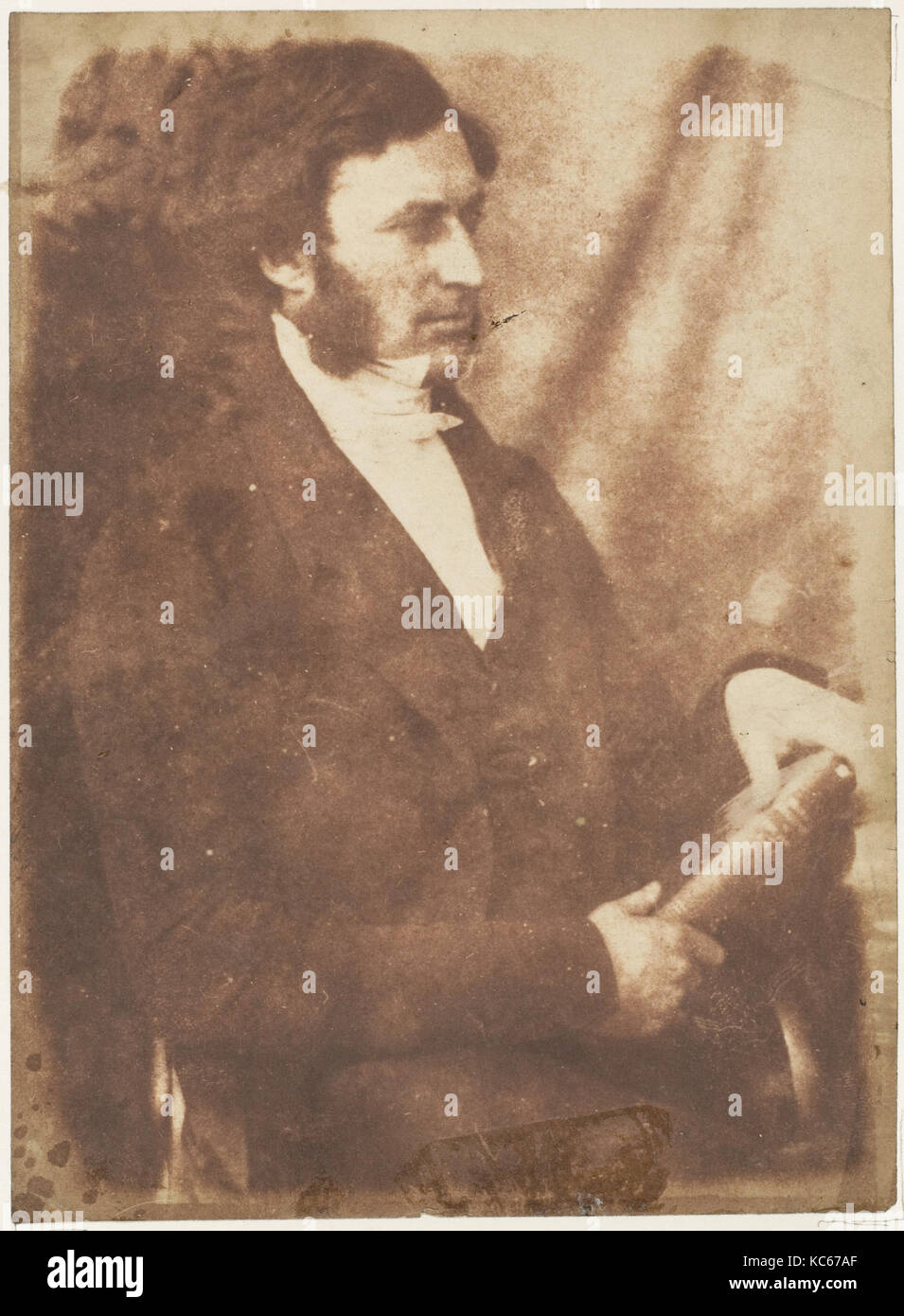 Man, 1843–47, Salted paper print from paper negative, Photographs ...