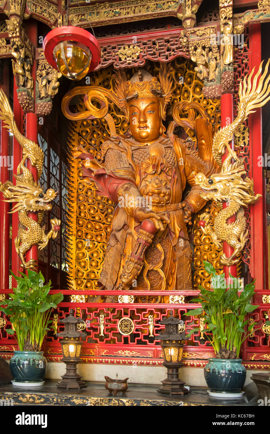 Inside First Hall of Lingyin Temple, Hangzhou, China Stock Photo - Alamy