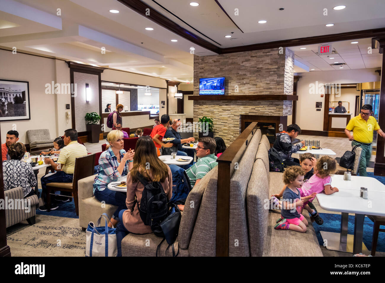 Free included breakfast buffet guests hi-res stock photography and ...