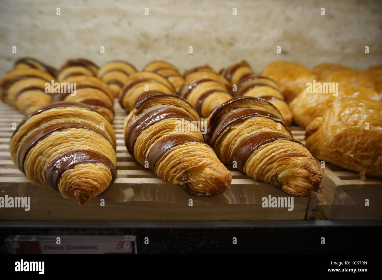Crescent shaped flaky pastry croissant hi-res stock photography and ...