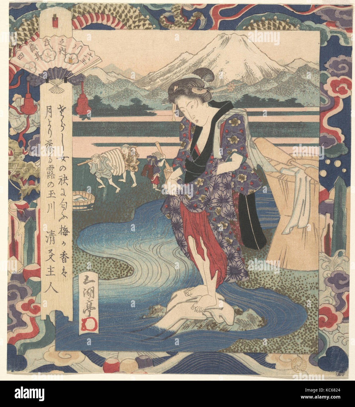 Print, Edo period (1615–1868), ca. 1830, Japan, Polychrome woodblock ...