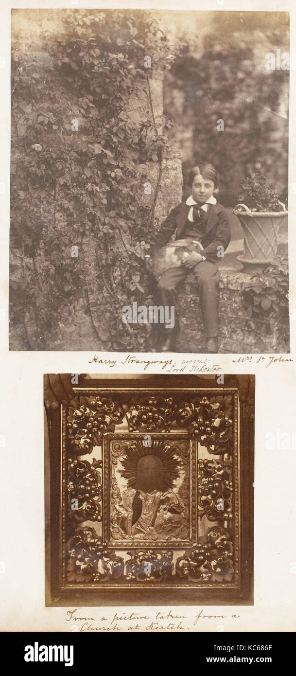 Harry Strangways, present Lord Ilchester; From a Picture Taken from a ...