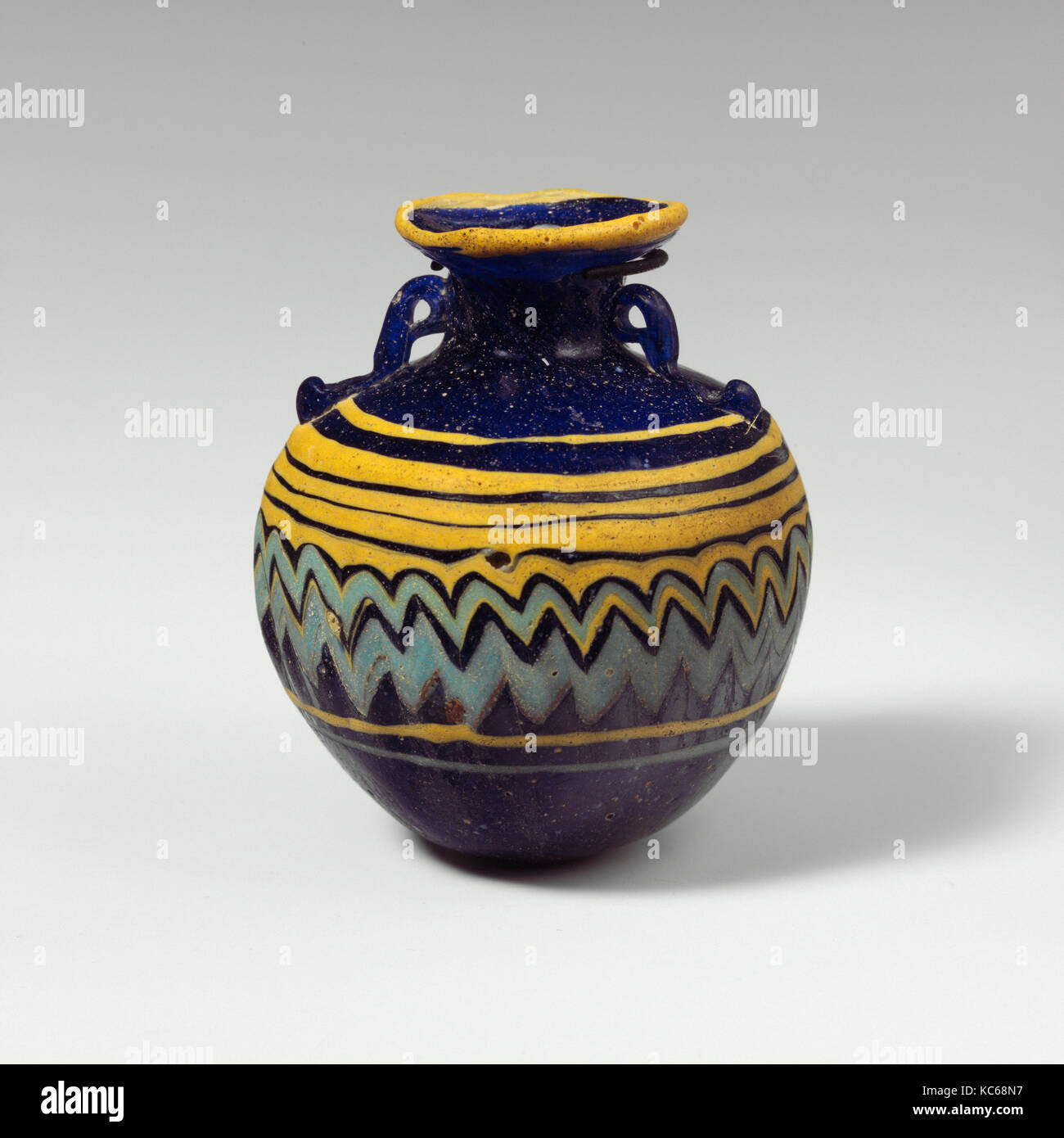 Glass aryballos (perfume bottle), late 6th–5th century B.C Stock Photo ...
