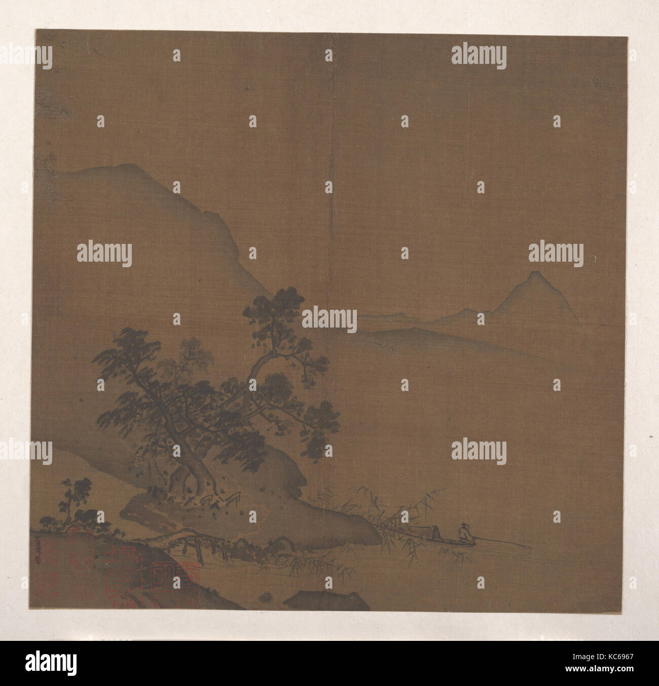 Xiantang Estuary, In the style of Xia Gui, ca. 1200 Stock Photo - Alamy