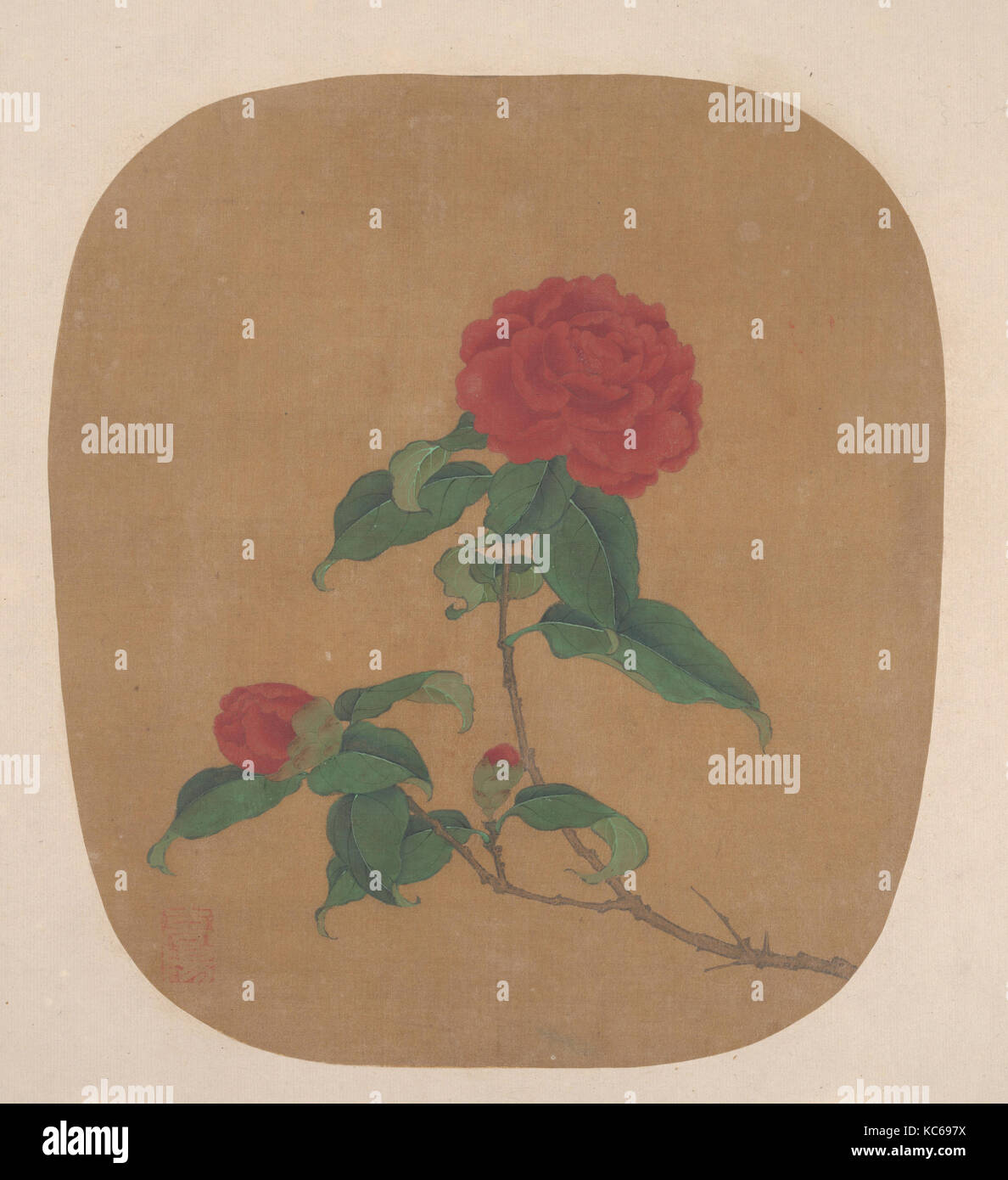Camellia Flowers, Ming (1368–1644) or Qing dynasty (1644–1911), China ...