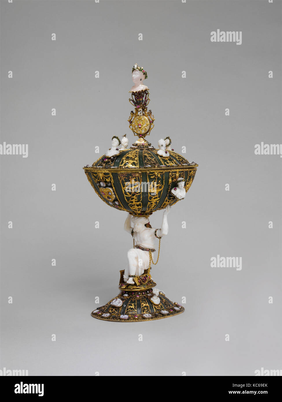 An elaborate silver gilt standing cup hi-res stock photography and ...