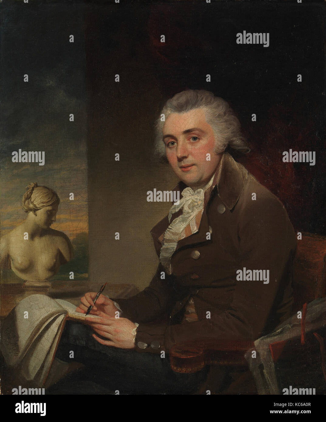 Edward Miles (1752–1828), Oil on canvas, 11 7/8 x 9 7/8 in. (30.2 x 25. ...