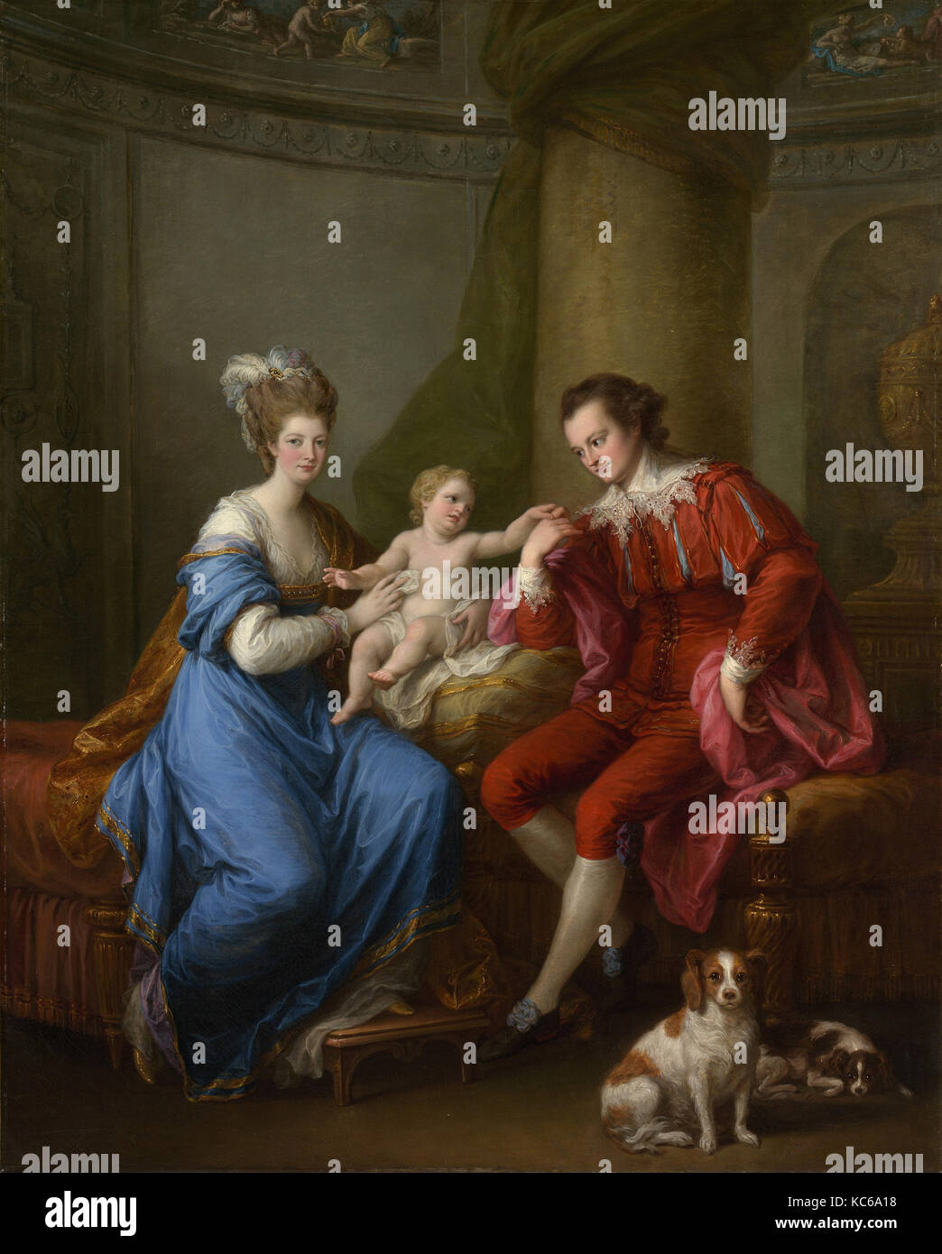 Edward Smith Stanley (1752–1834), Twelfth Earl of Derby, with His First ...