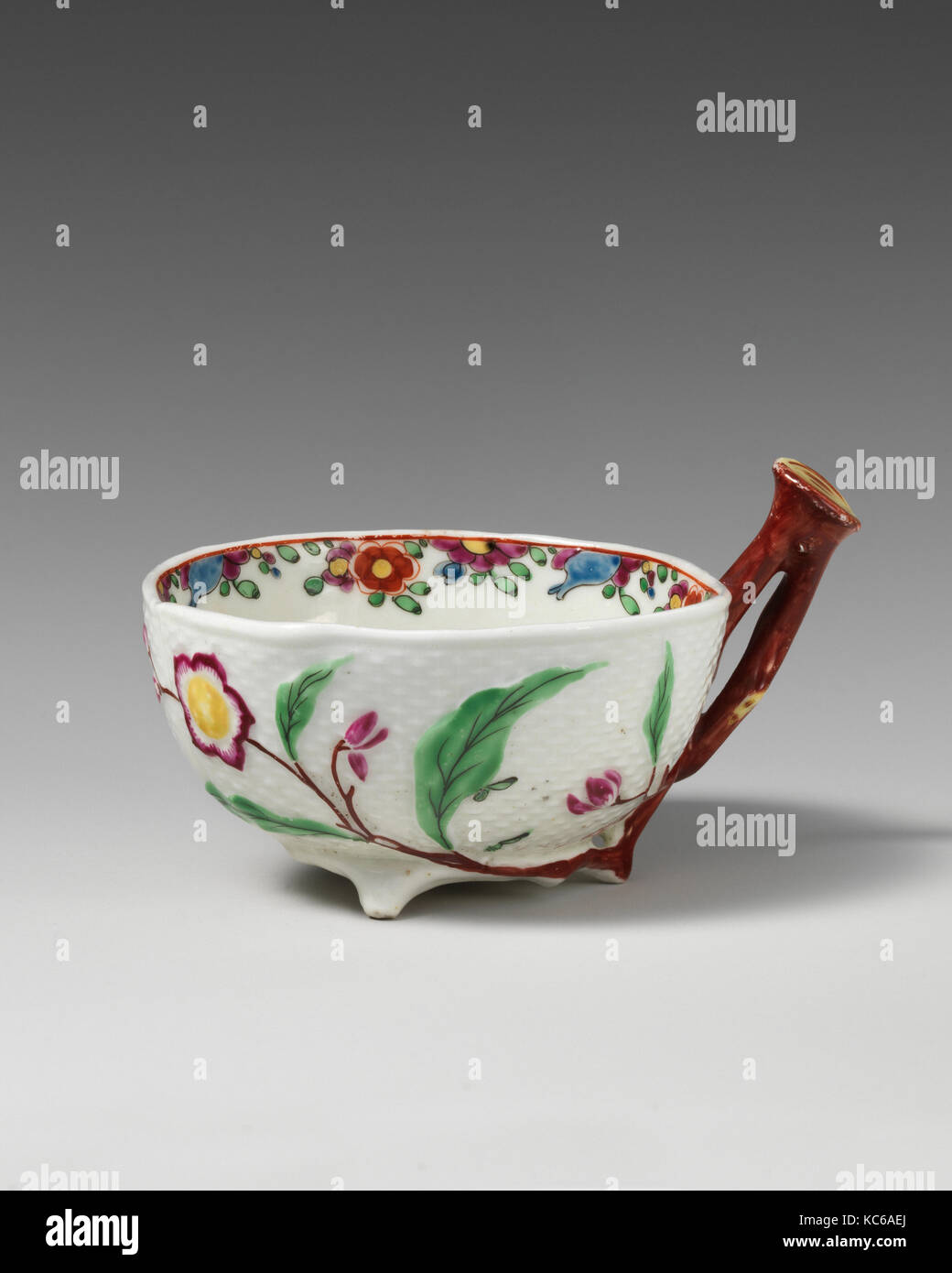 Cup (one of a pair), ca. 1765, British, Soft-paste porcelain, Diam. 3 ...