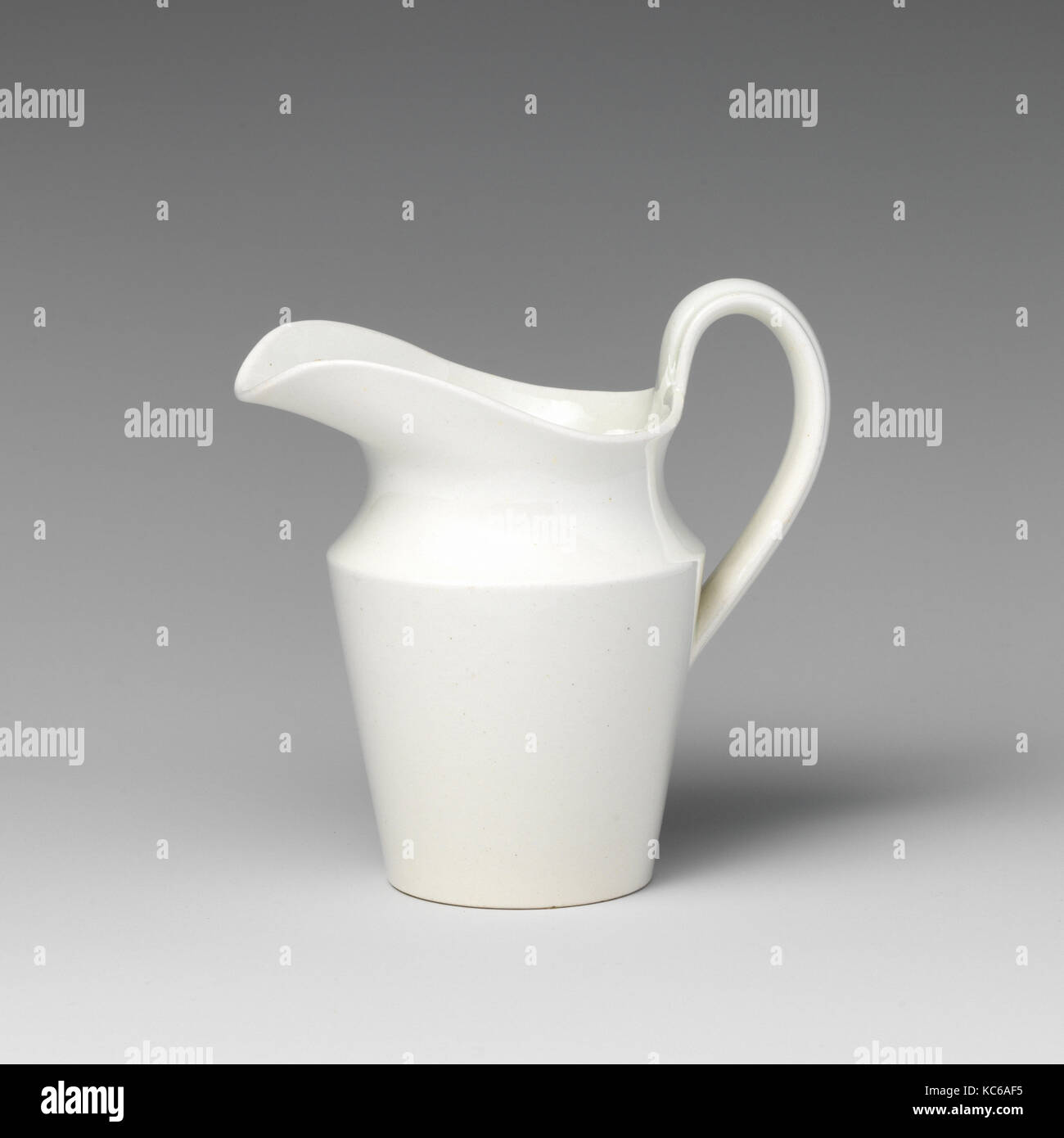 Miniature cream pitcher (part of a set), ca. 1800, British, Creamware ...