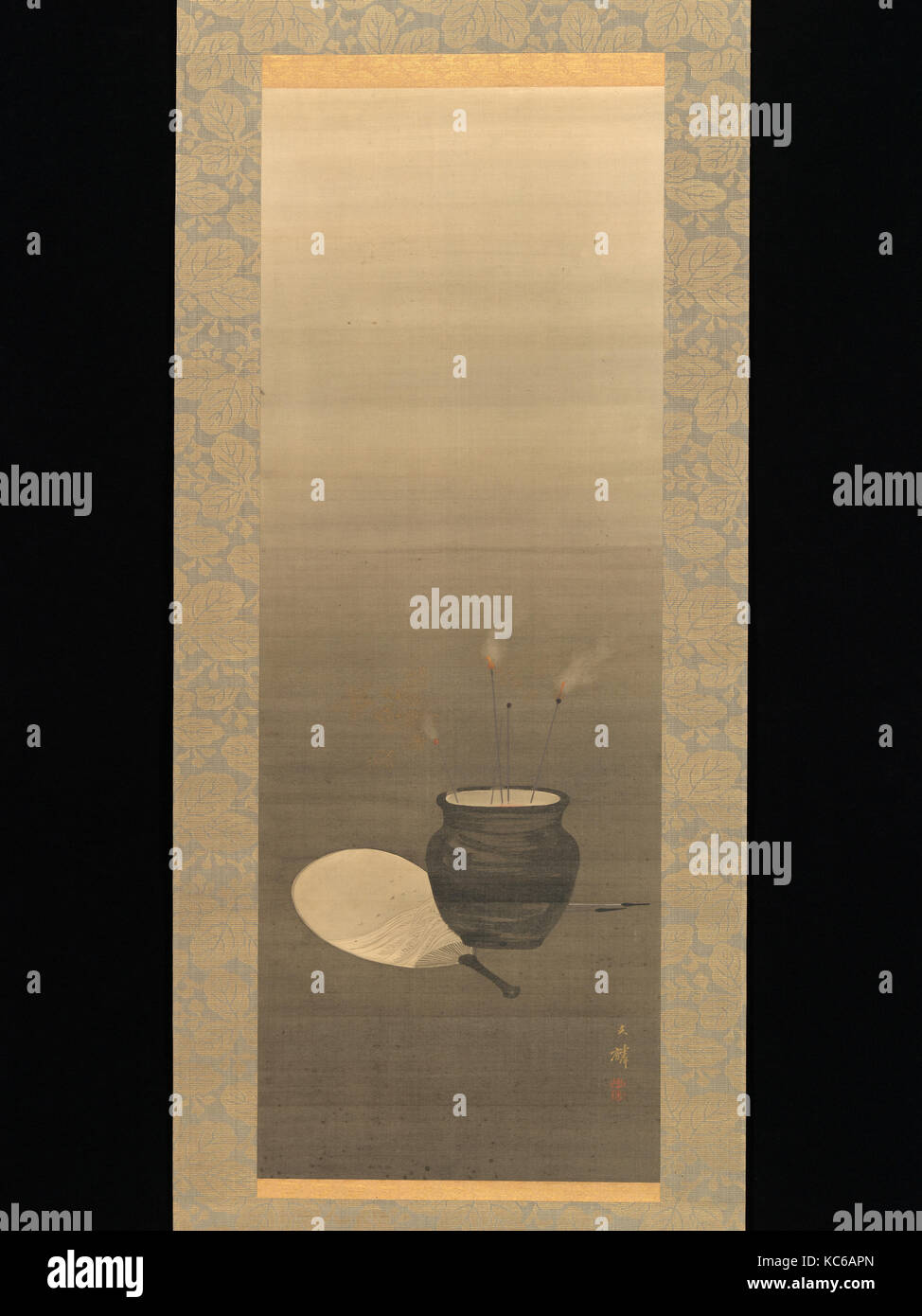 Sparklers on Summer Evening, Edo period (1615–1868), Japan, Hanging ...