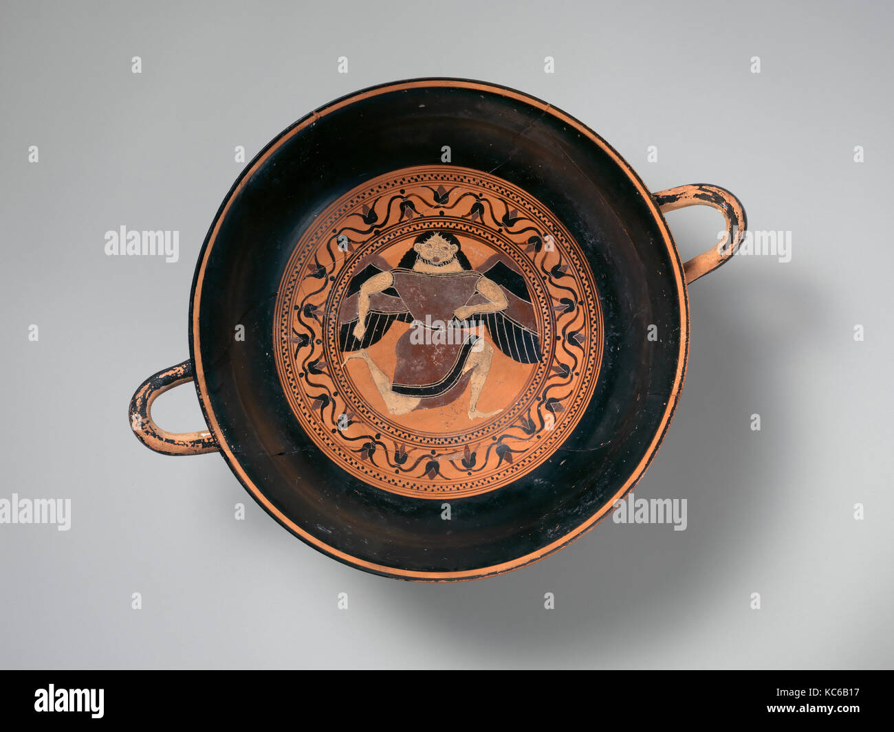 Terracotta kylix: Siana cup (drinking cup), ca. 575 B.C Stock Photo - Alamy