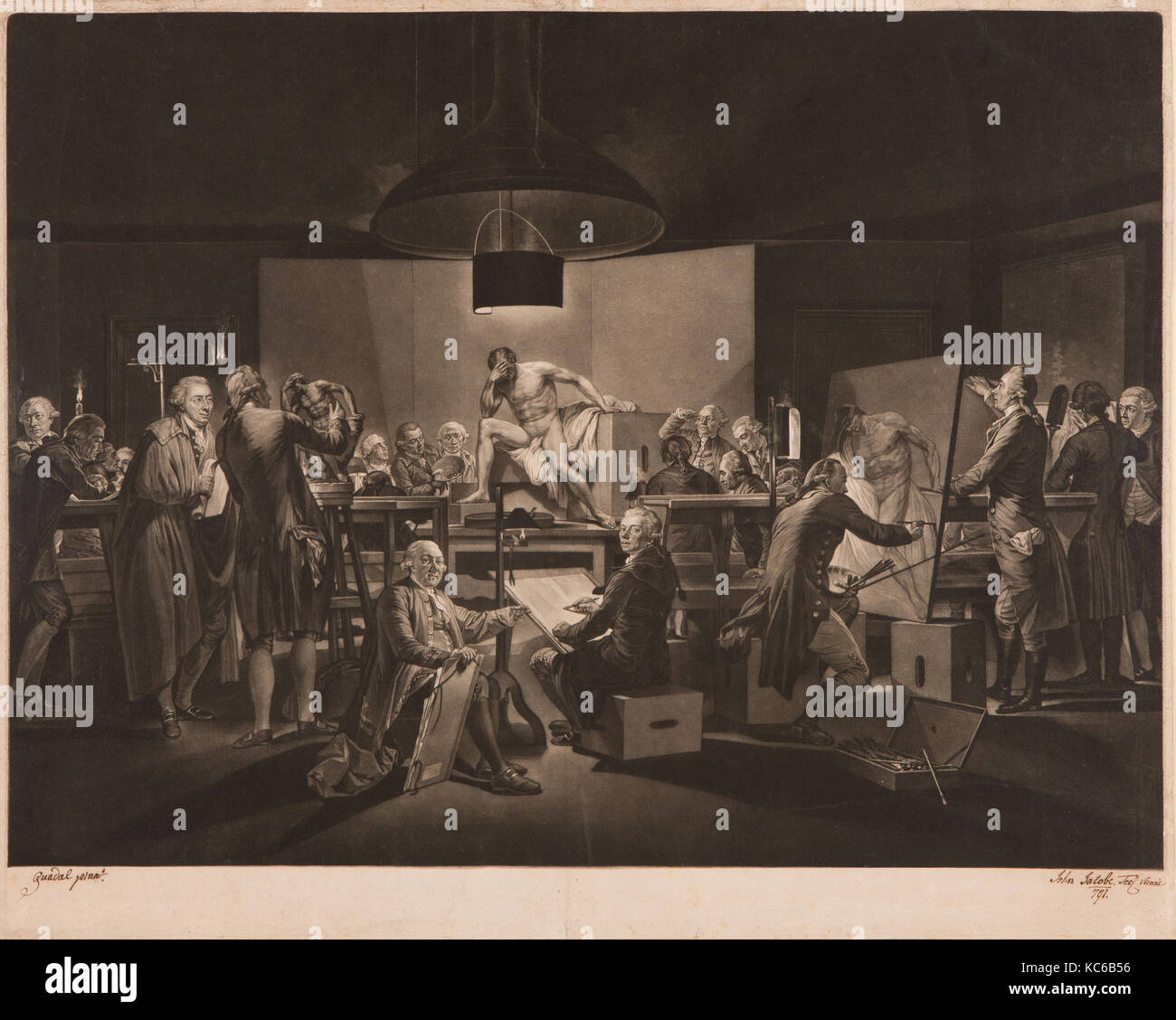 Life model class hi-res stock photography and images - Alamy