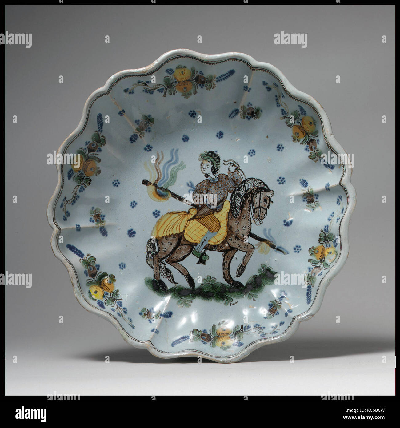 Bowl, ca. 1820, Made in Mexico, Mexican, Tin-glazed earthenware, Diam ...