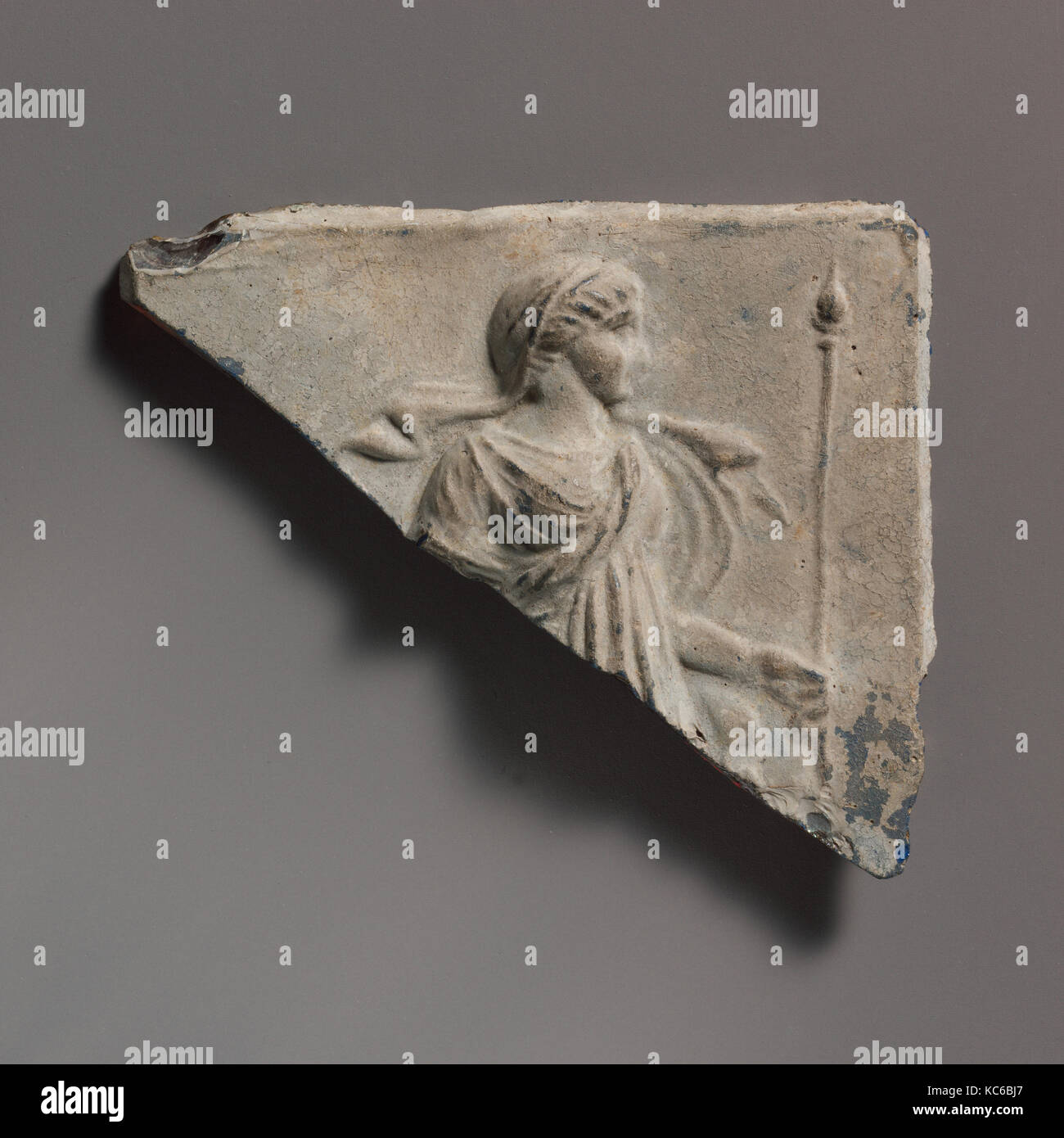Glass plaque fragment, Early Imperial, 1st century A.D., Roman, Glass ...