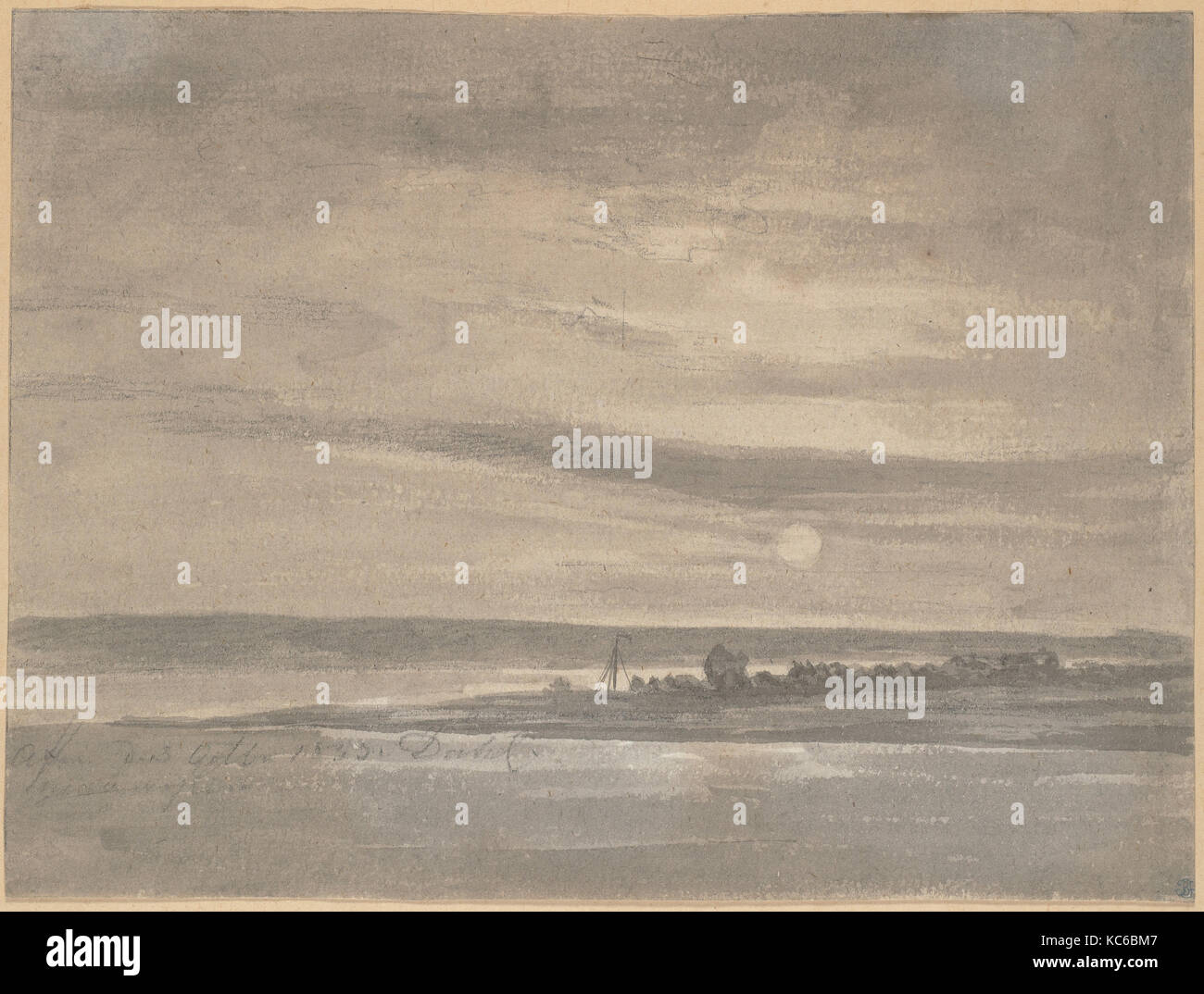Johan christian dahl river hi-res stock photography and images - Alamy