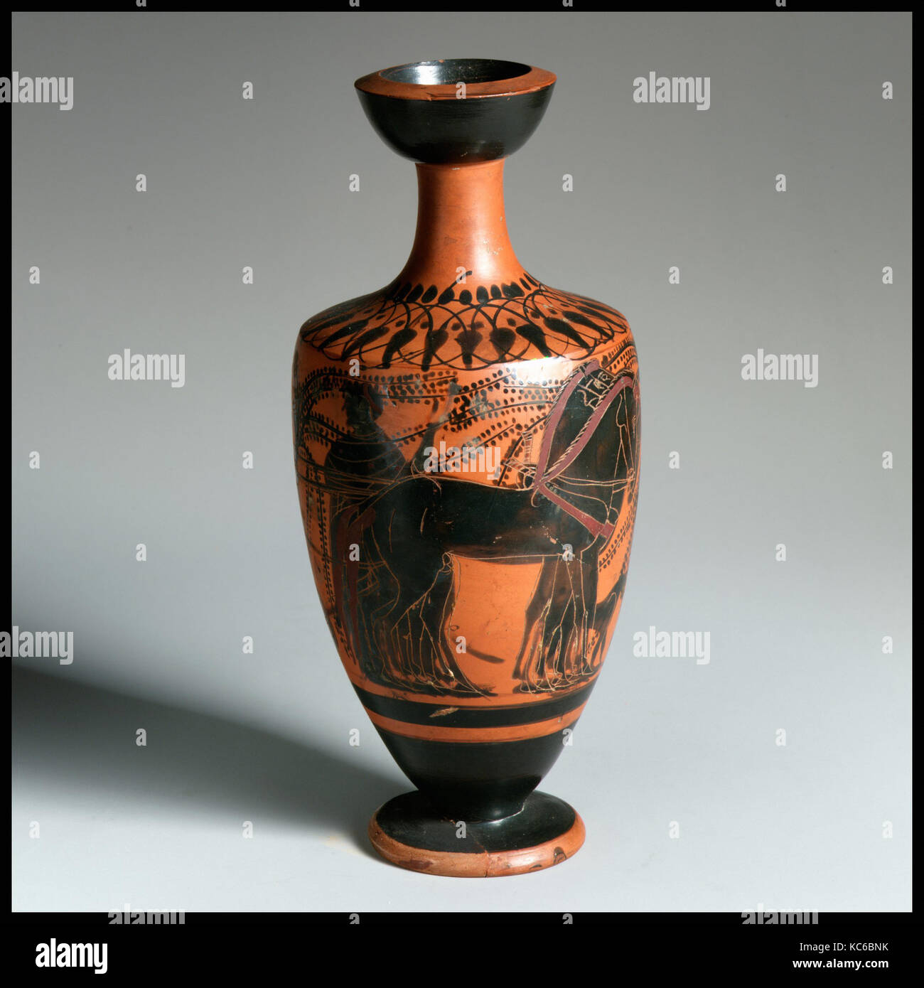 Lekythos, Late Archaic, early 5th century B.C., Greek, Attic ... Lekythos, Late Archaic, early 5th century B.C., Greek, Attic ...